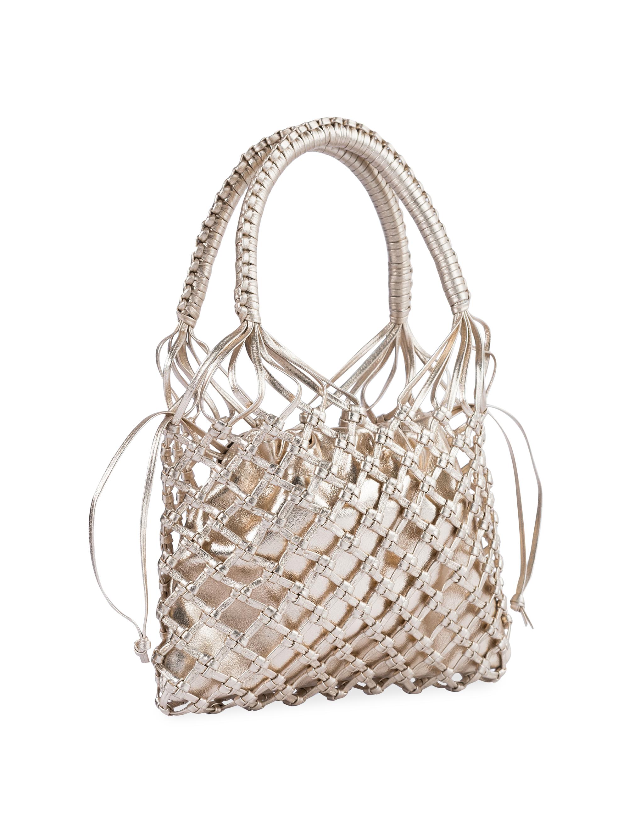 Shop Adriana Castro La Red Mini Tote in Leather | Saks Fifth Avenue