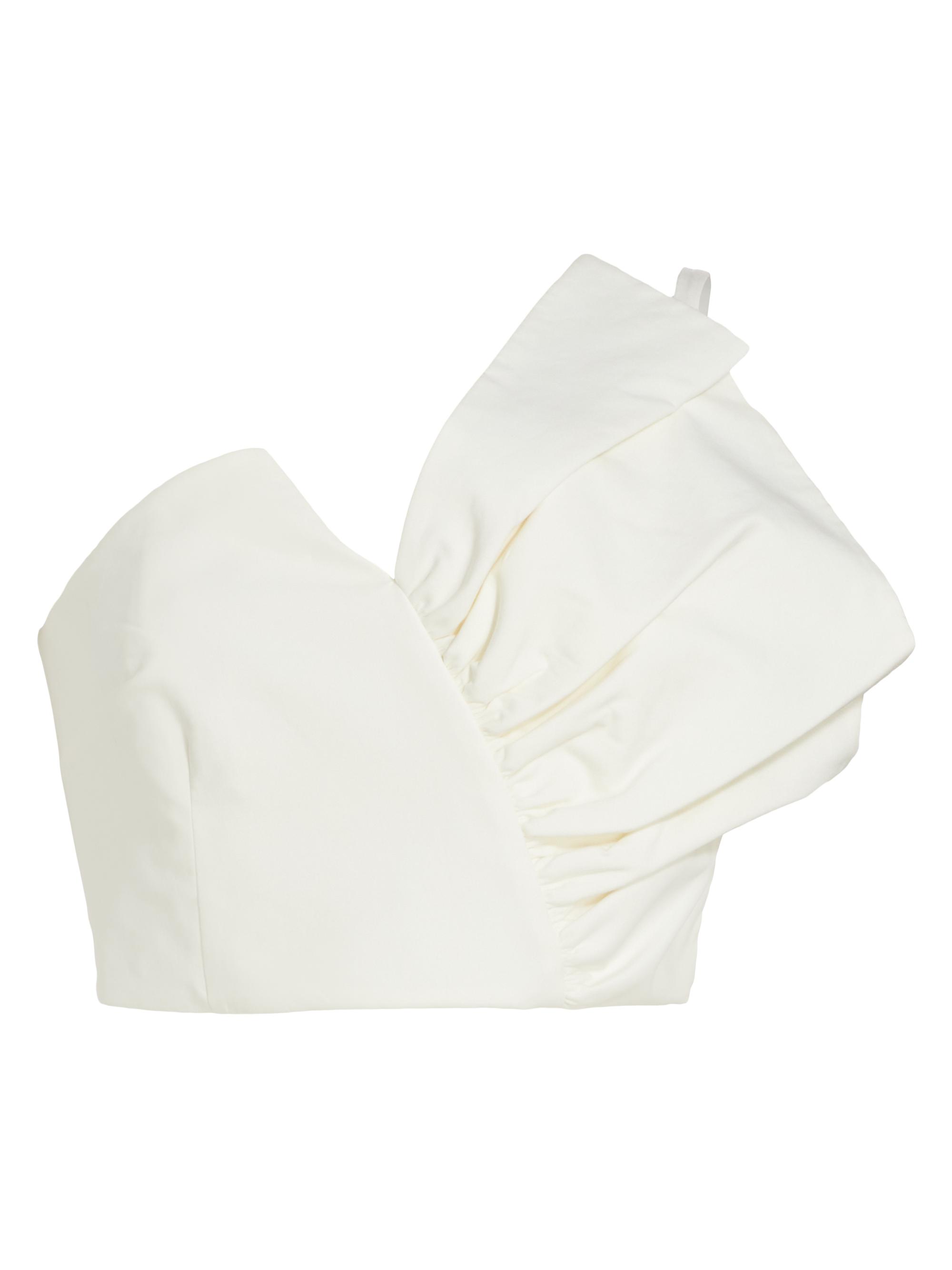 Shop Amur Declan Ruffle Bustier Top | Saks Fifth Avenue