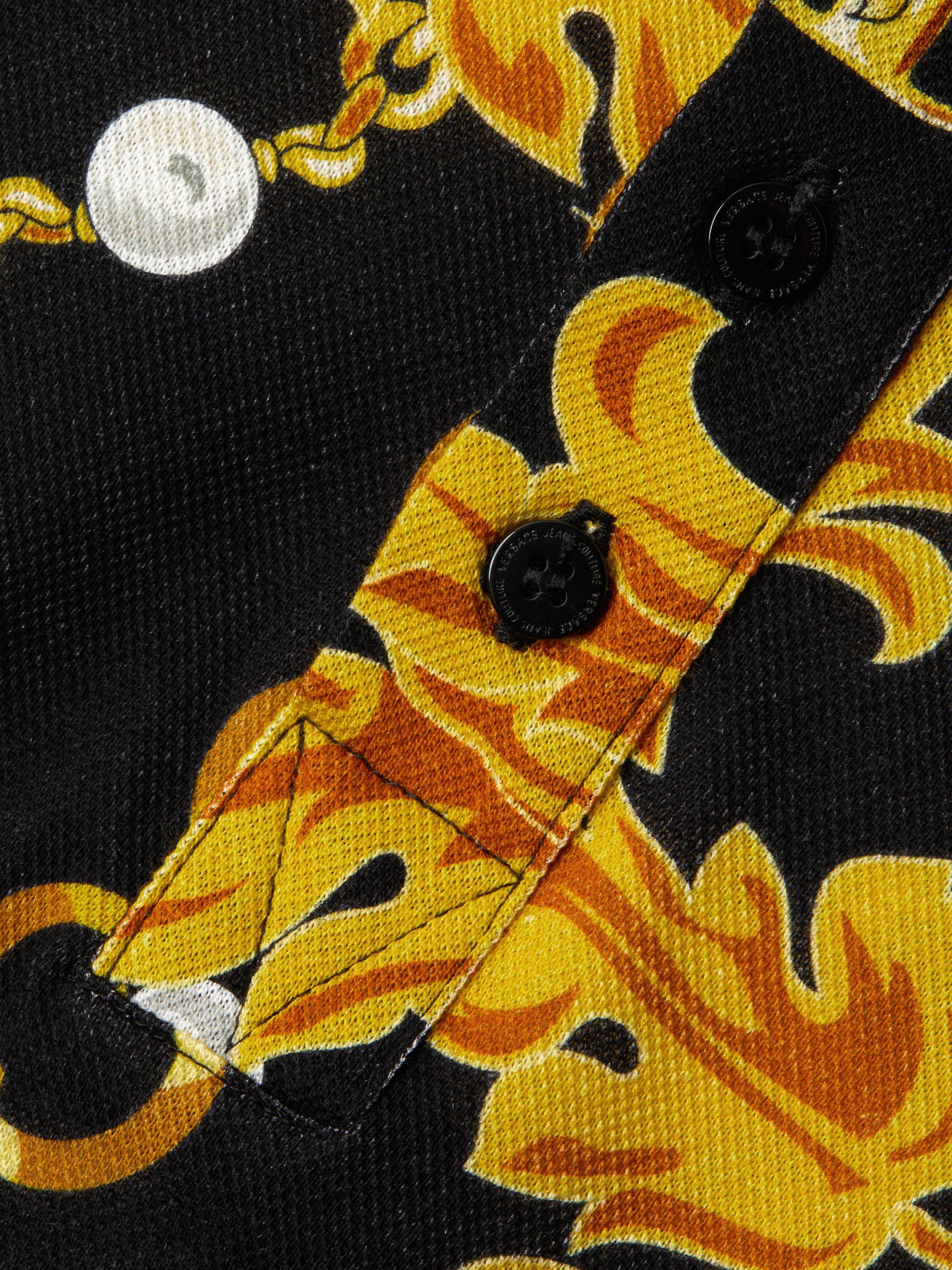 Shop Versace Jeans Couture Chain Couture Polo Shirt | Saks Fifth Avenue