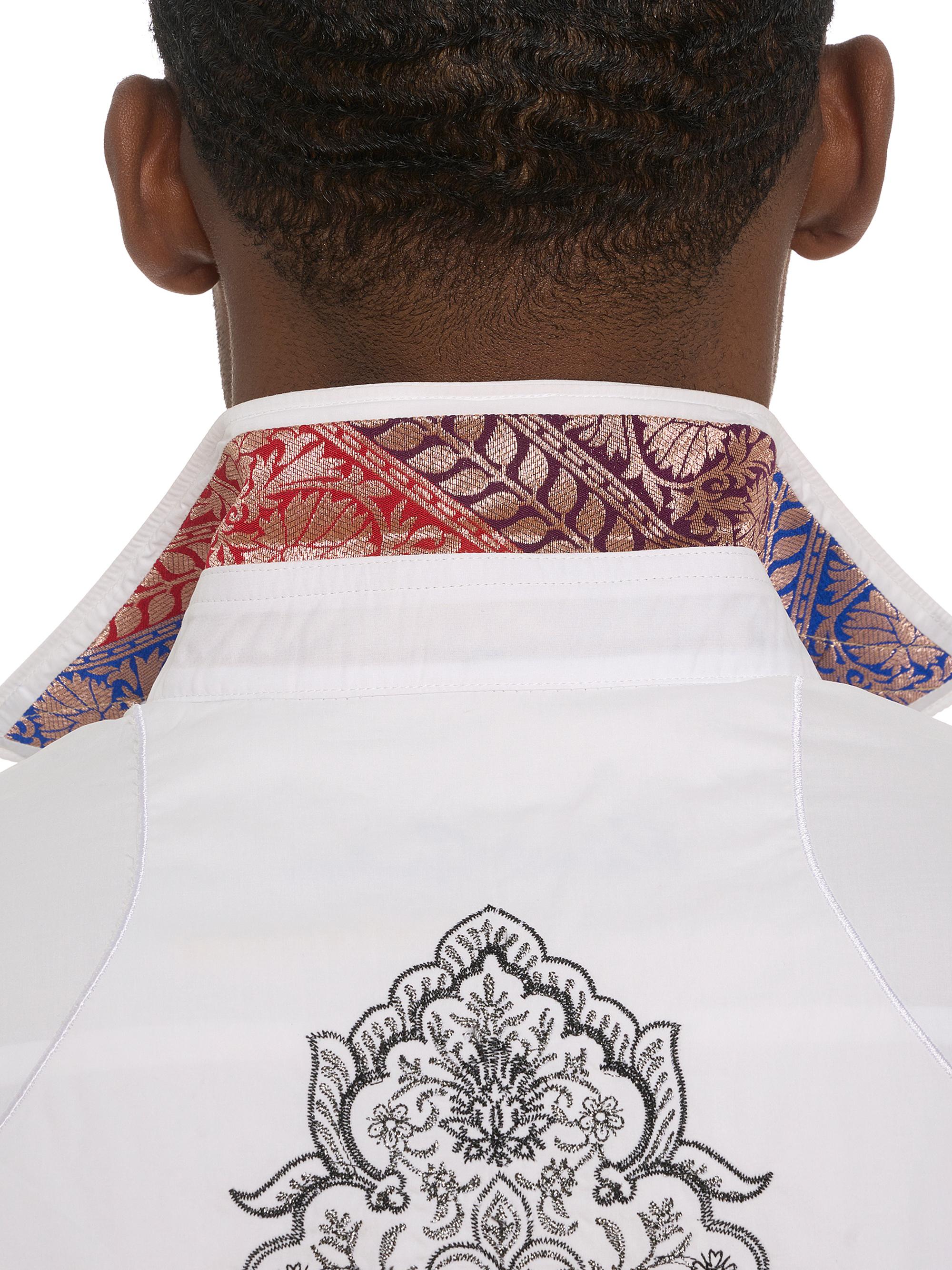 Shop Robert Graham The Fine Filigree Embroidered Shirt | Saks Fifth Avenue