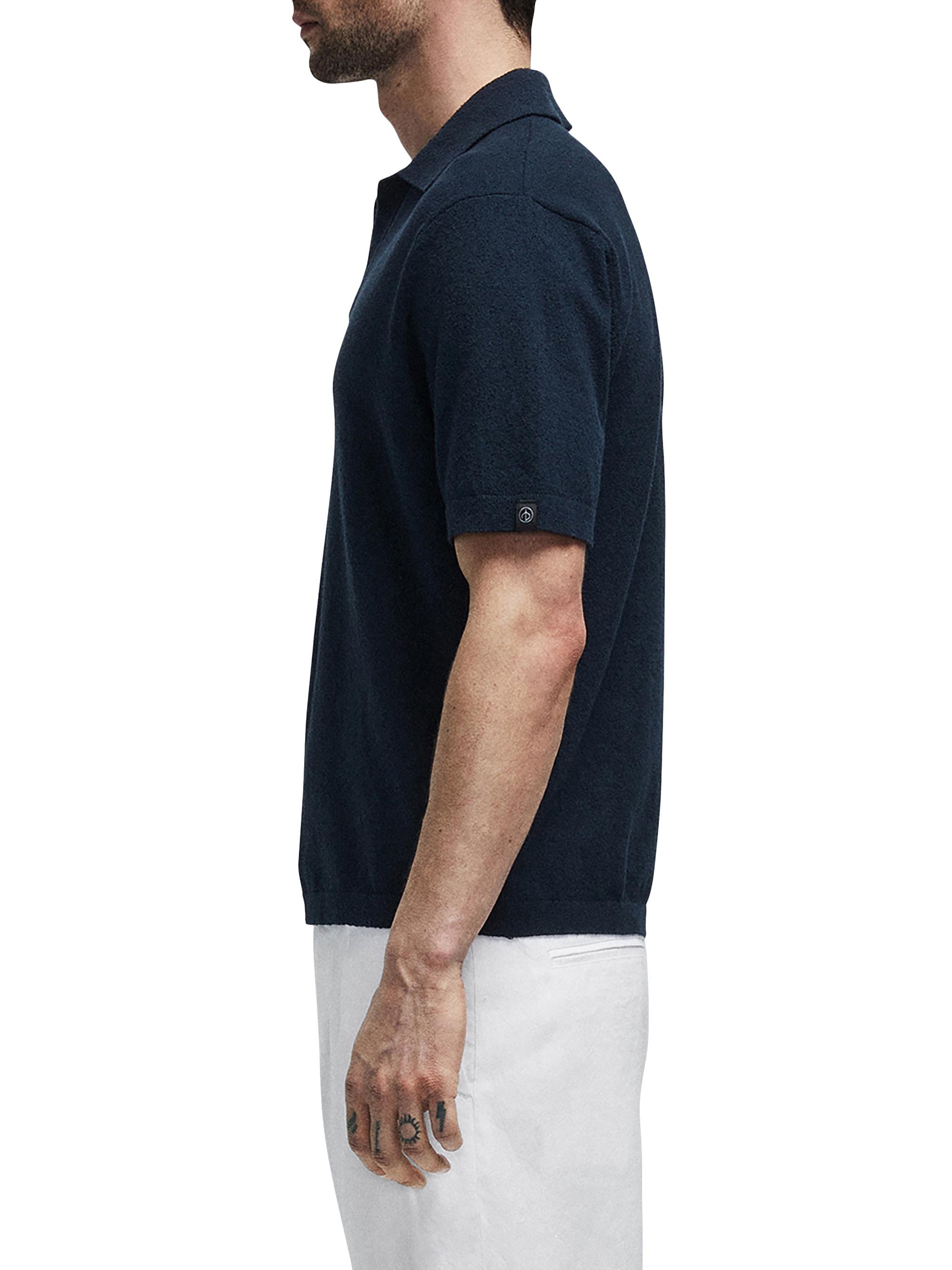 Shop rag & bone Johnny Terry Polo | Saks Fifth Avenue