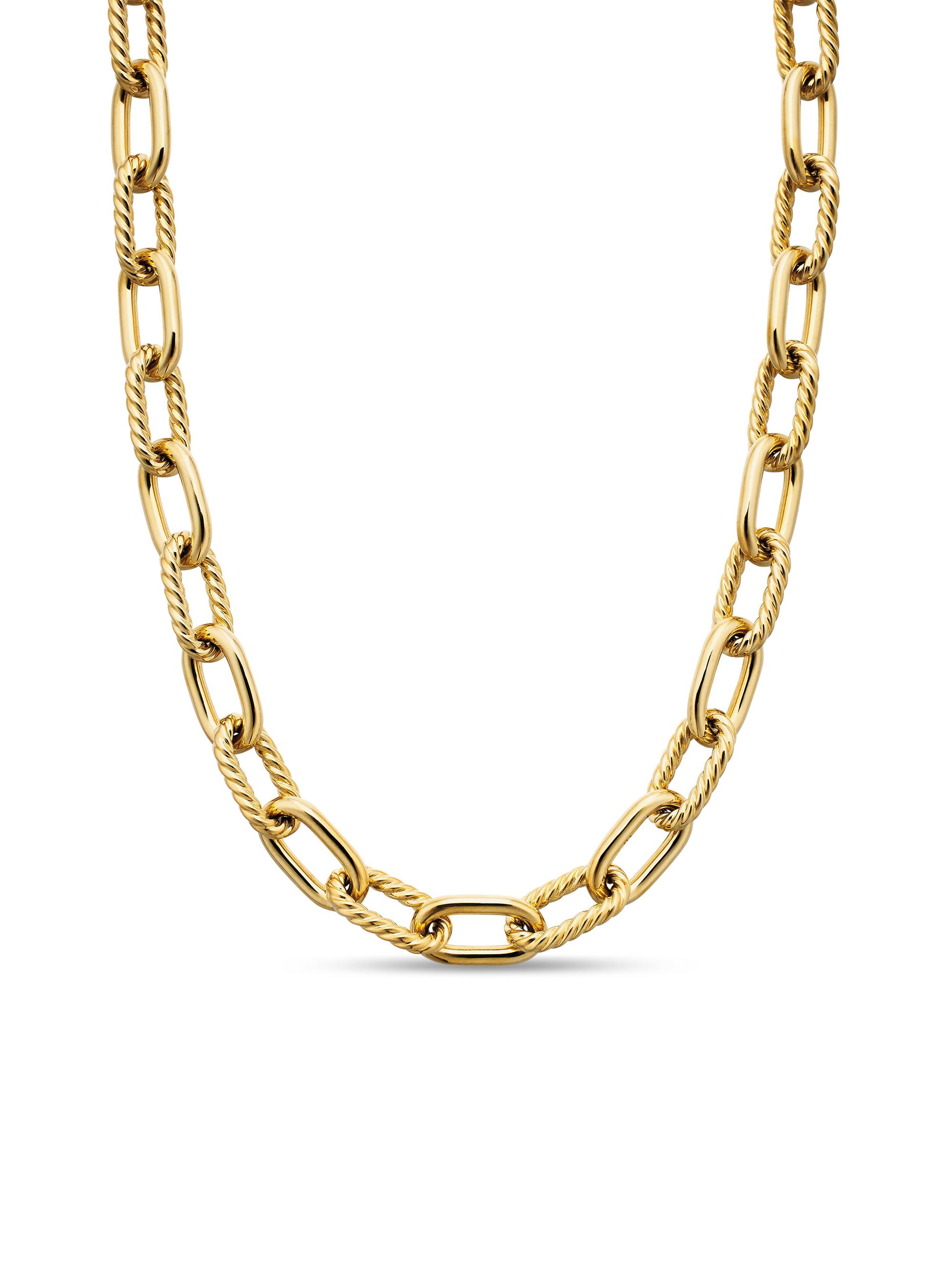 Shop David Yurman DY Madison 18K Yellow Gold Chain Necklace | Saks ...