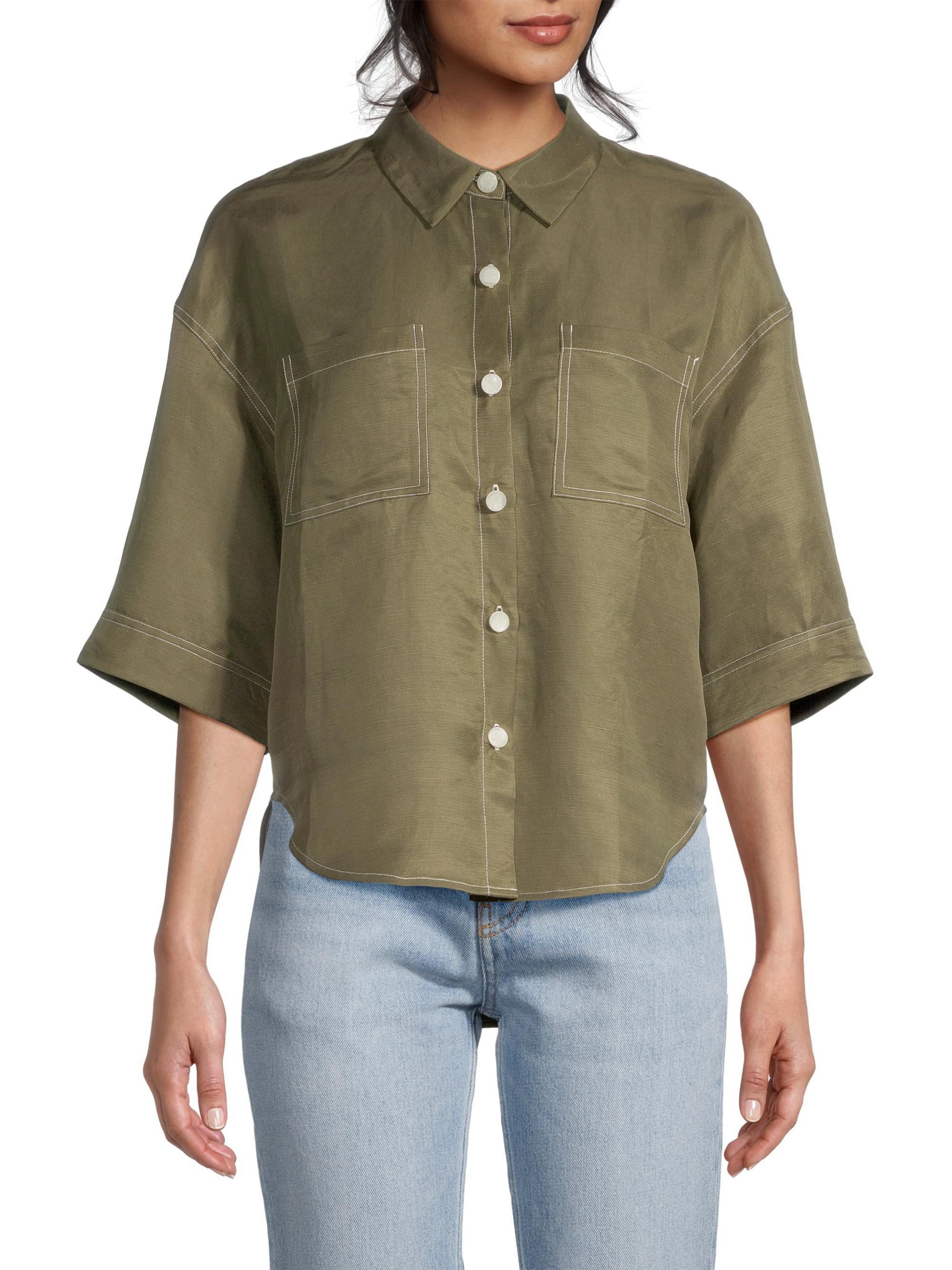 Shop Sancia The Gia Shirt | Saks Fifth Avenue