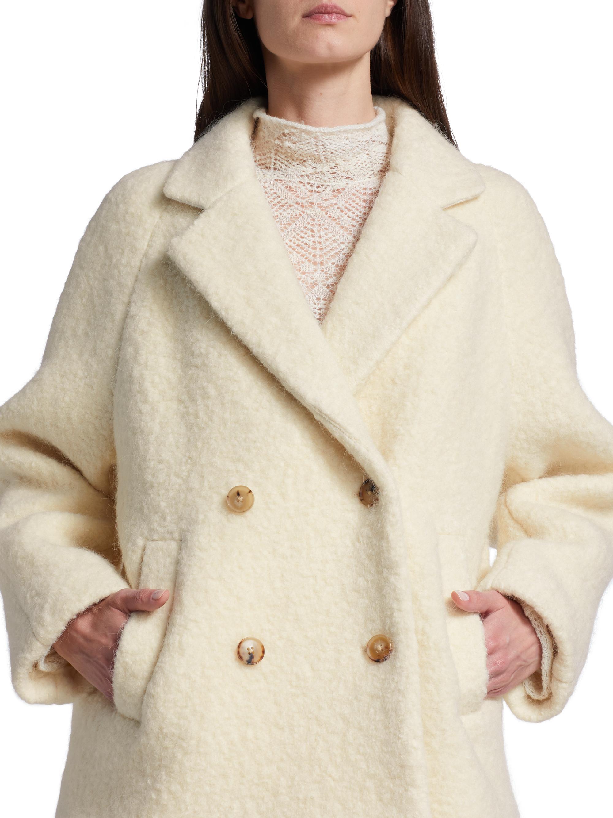 Shop Co Wool-Blend Double-Breasted Jacket | Saks Fifth Avenue