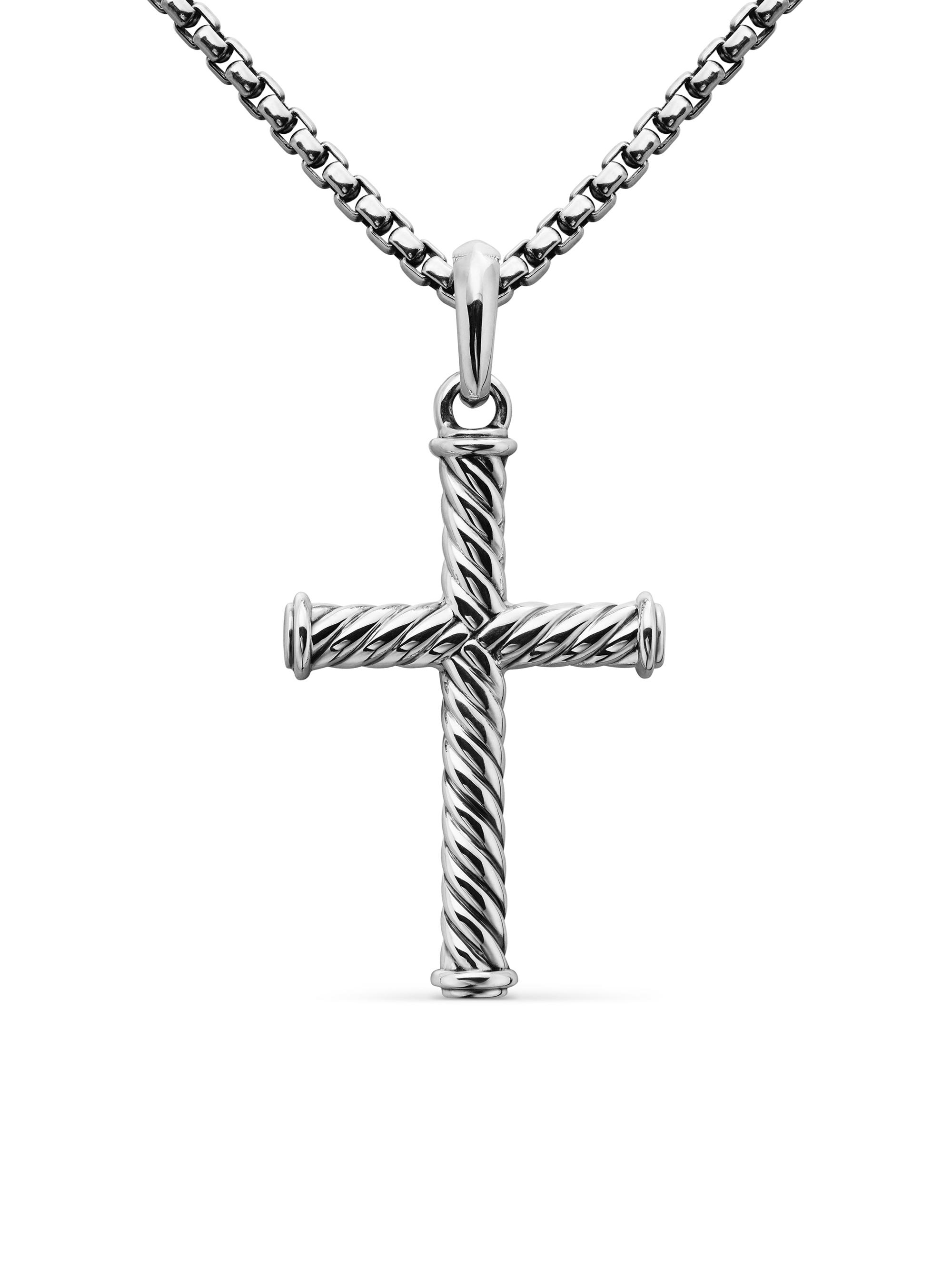 Shop David Yurman Cable Cross Pendant | Saks Fifth Avenue