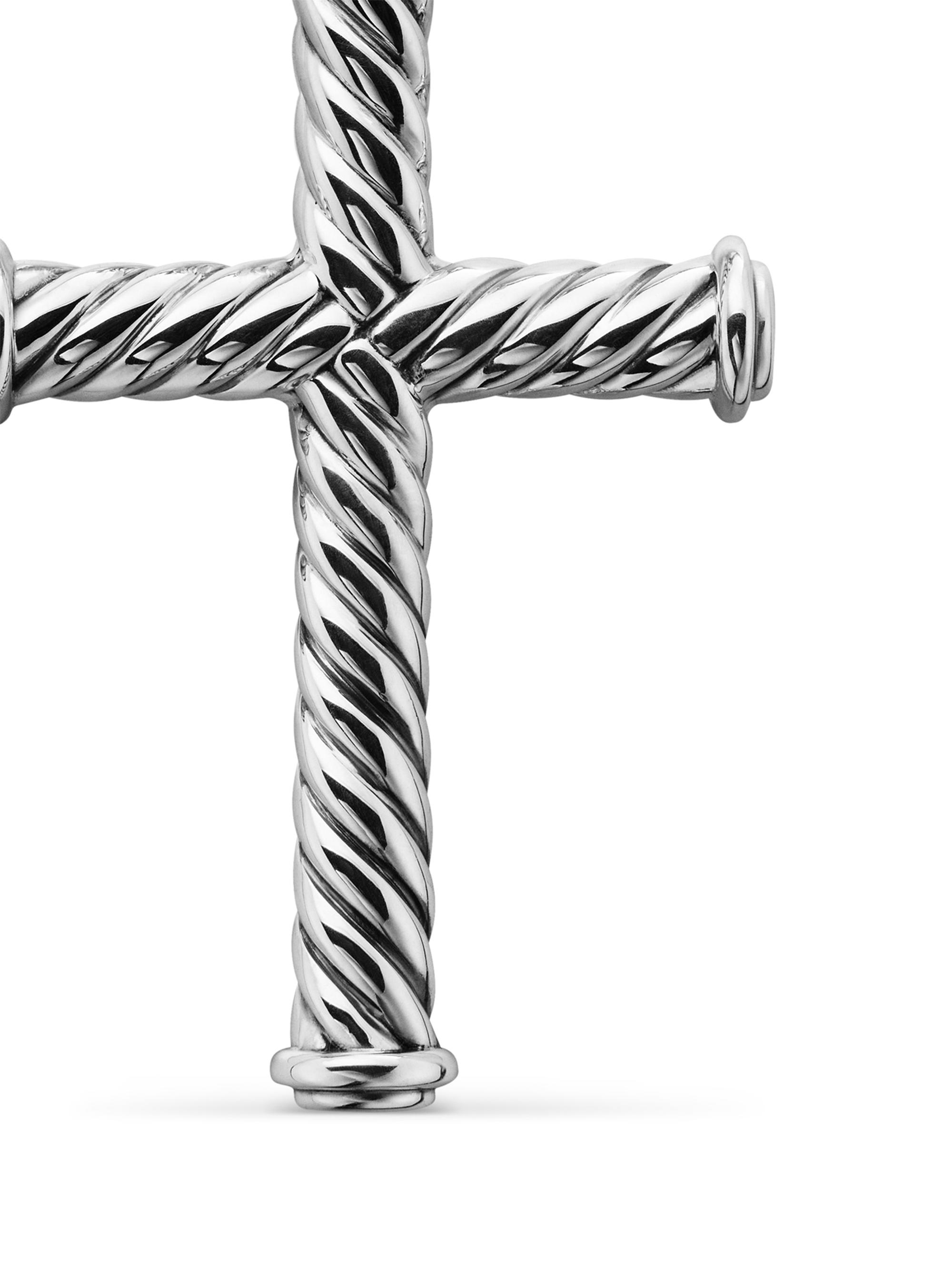 Shop David Yurman Cable Cross Pendant | Saks Fifth Avenue