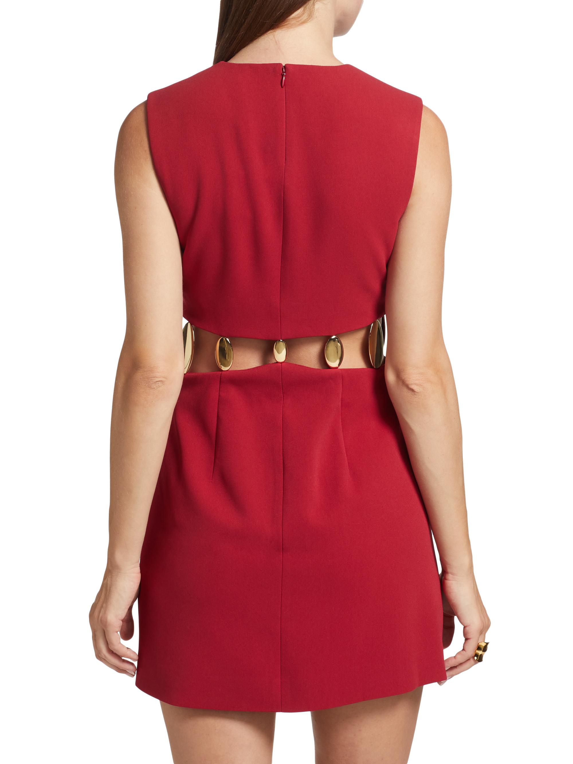 Shop SIMKHAI Dory Cut-Out Mini Dress | Saks Fifth Avenue