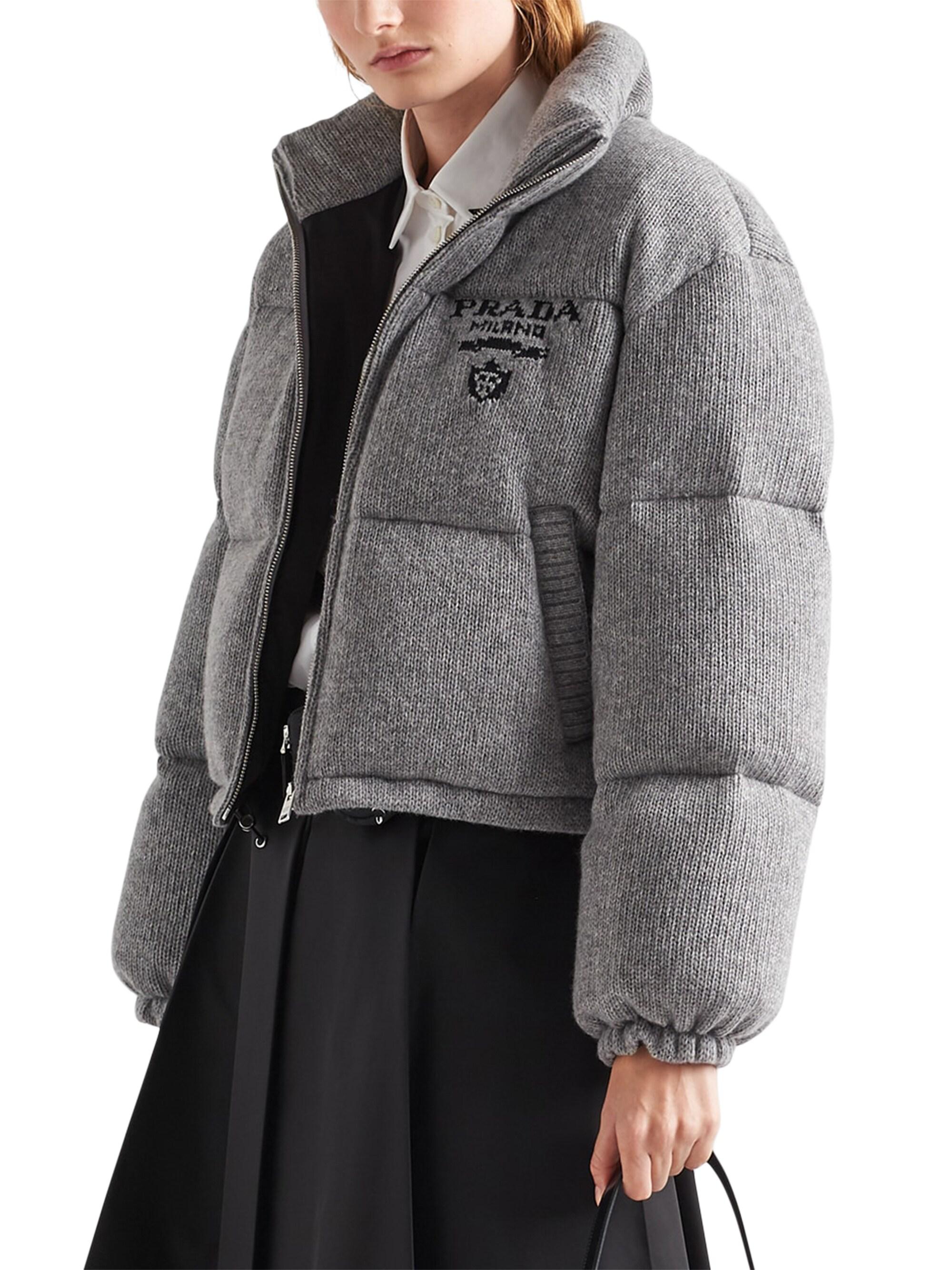 Shop Prada Cashmere Wool Down Jacket | Saks Fifth Avenue