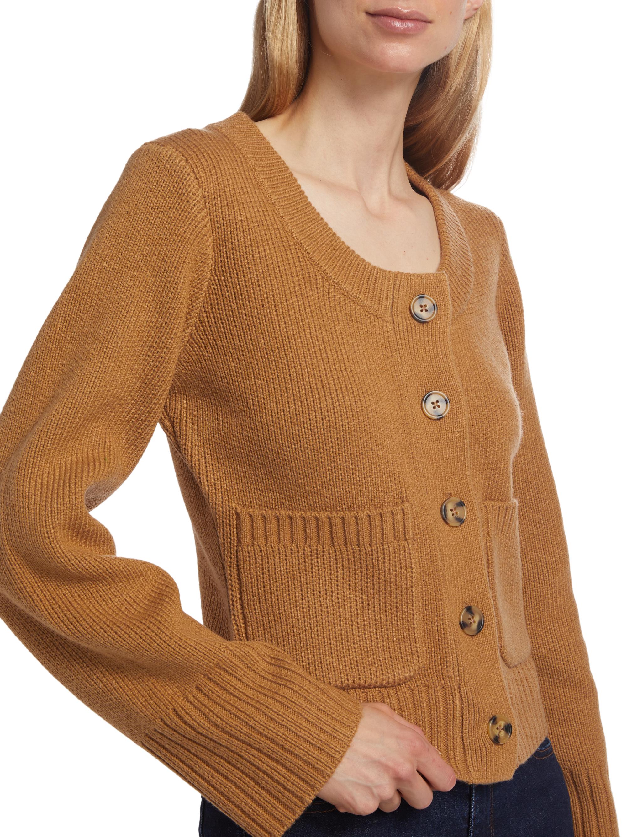 Shop Design History Scoop-Neck Cardigan | Saks Fifth Avenue