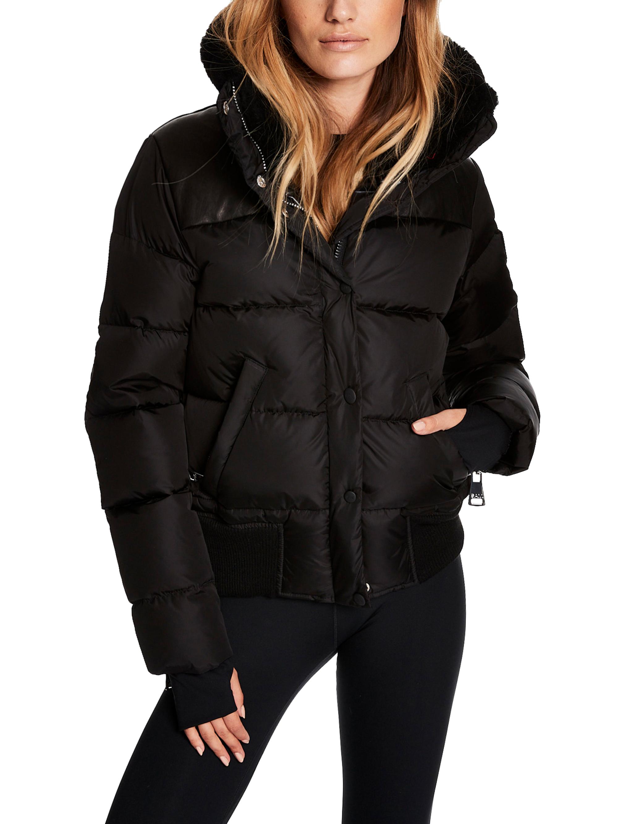 Shop Sam. Sawyer Shearling-Embellished Down Jacket | Saks Fifth Avenue