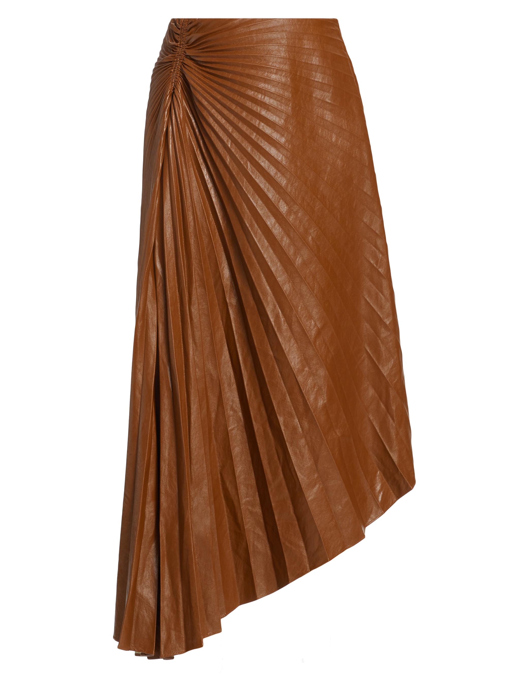 Shop A.L.C. Tracy Faux-Leather Pleated Maxi Skirt | Saks Fifth Avenue