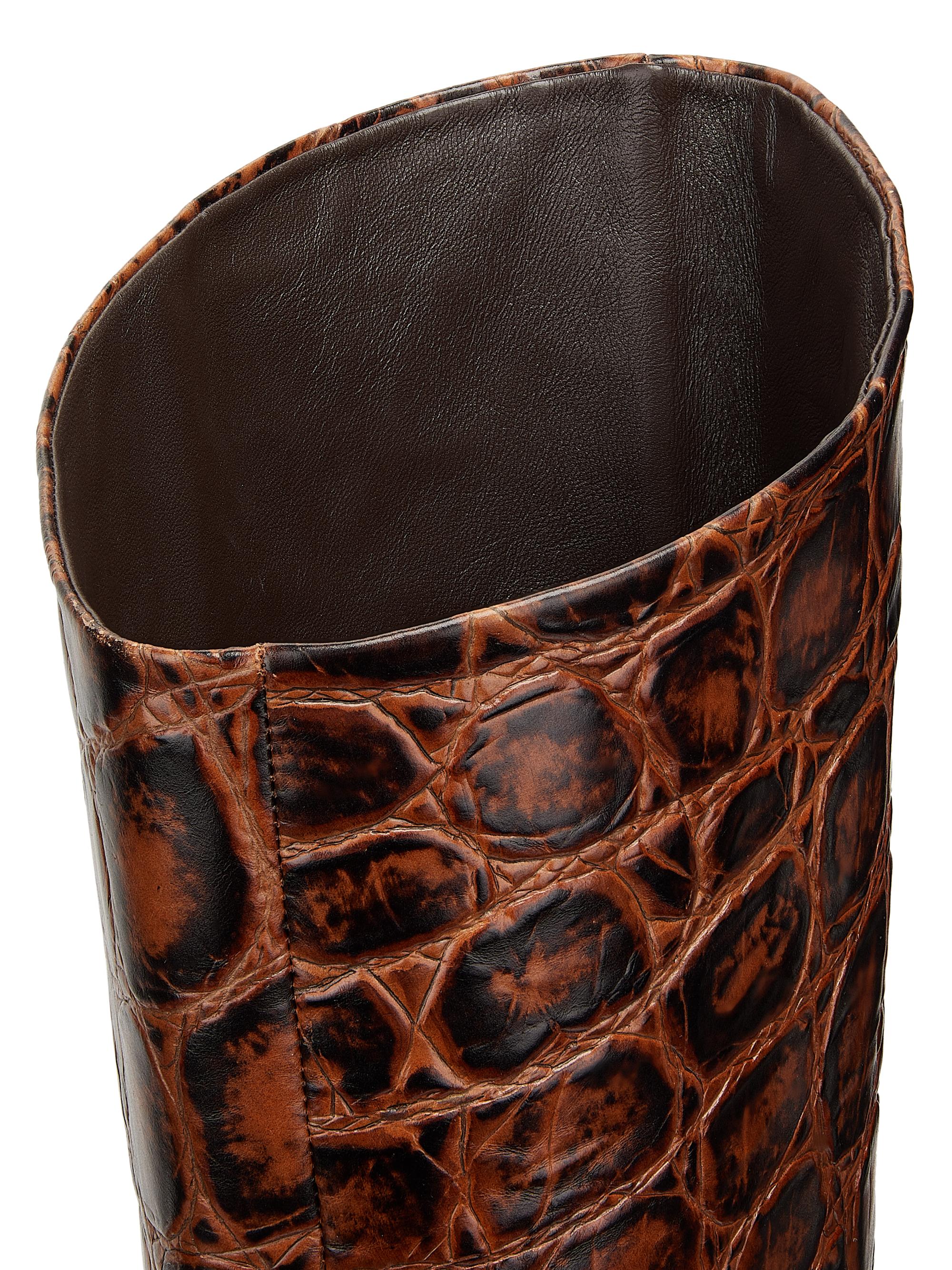 Shop Bottega Veneta Canalazzo 100MM Leather Over-The-Knee Boots | Saks ...