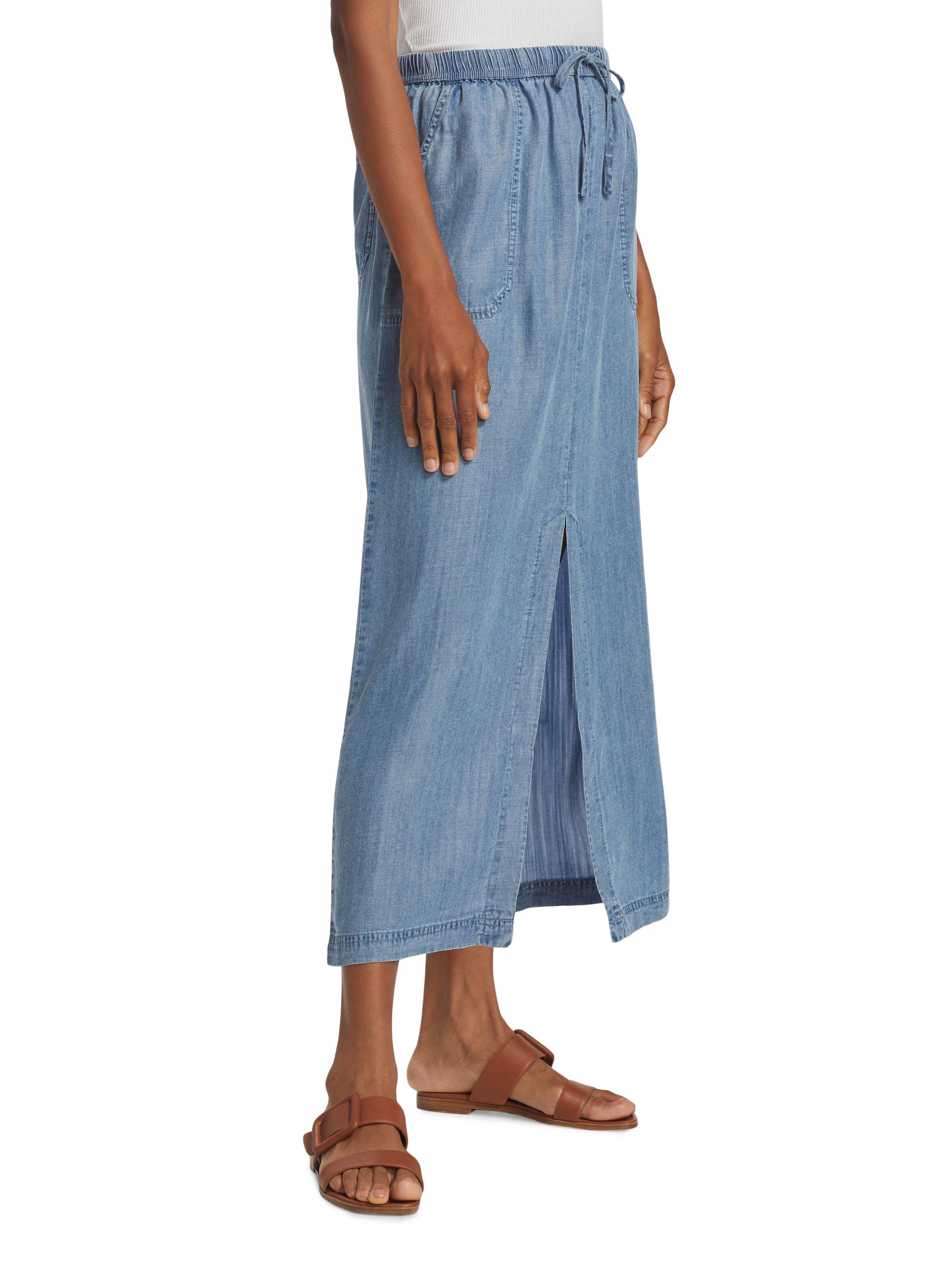 Shop Splendid Angie Denim Maxi Skirt | Saks Fifth Avenue