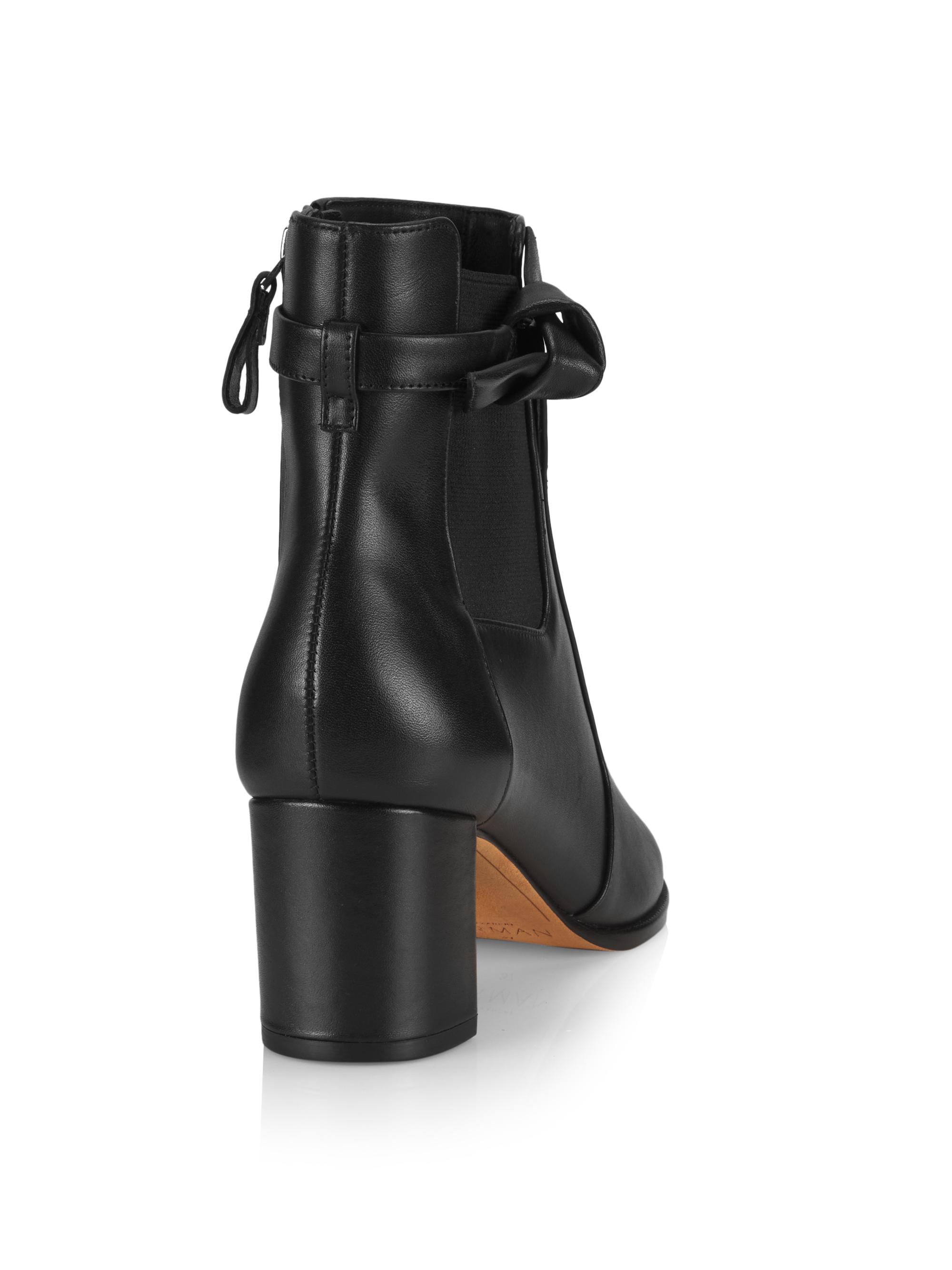 Shop Alexandre Birman Clarita 65MM Leather Ankle Booties | Saks Fifth ...