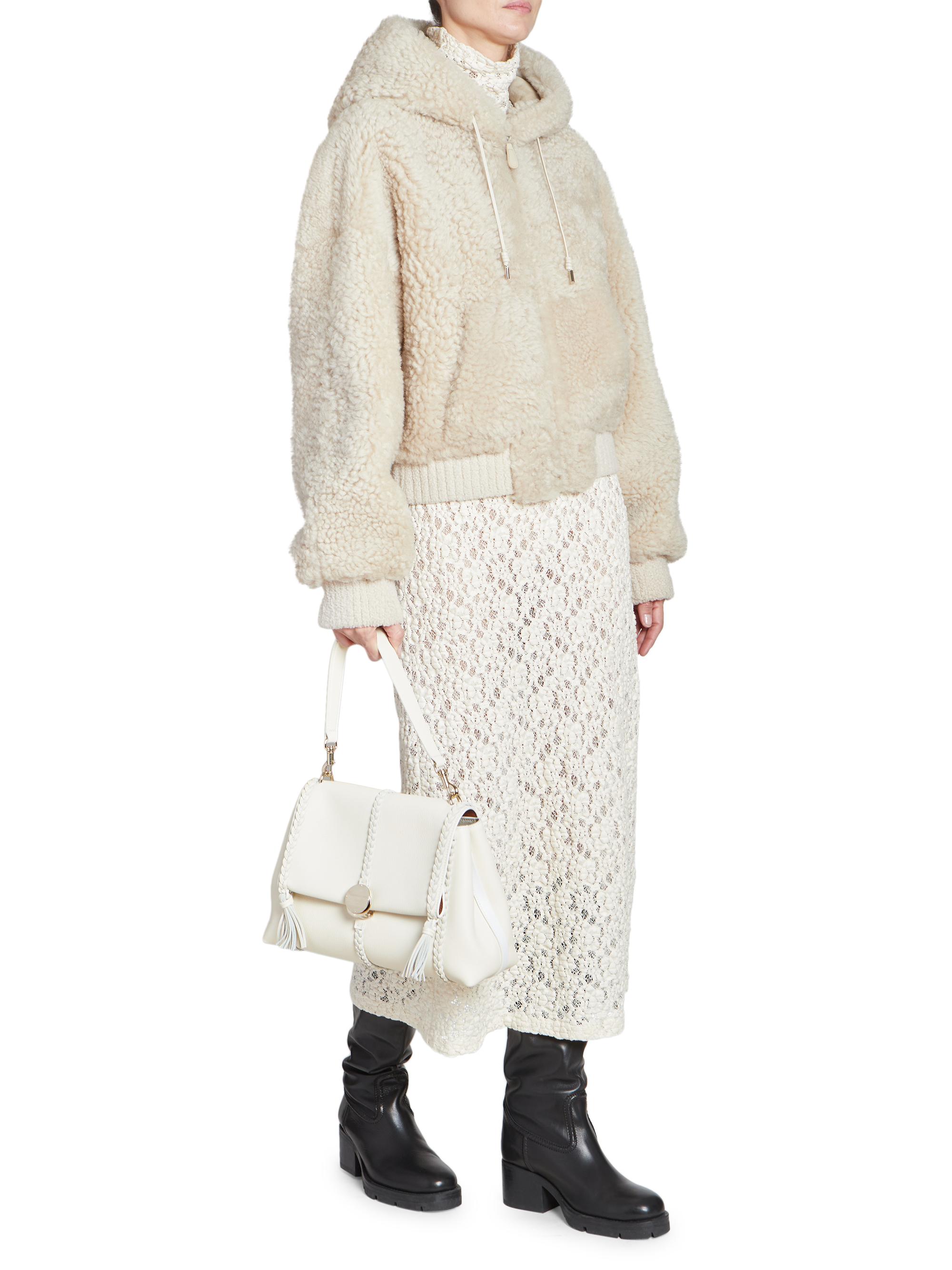 Shop Chloé Medium Penelope Leather Shoulder Bag | Saks Fifth Avenue