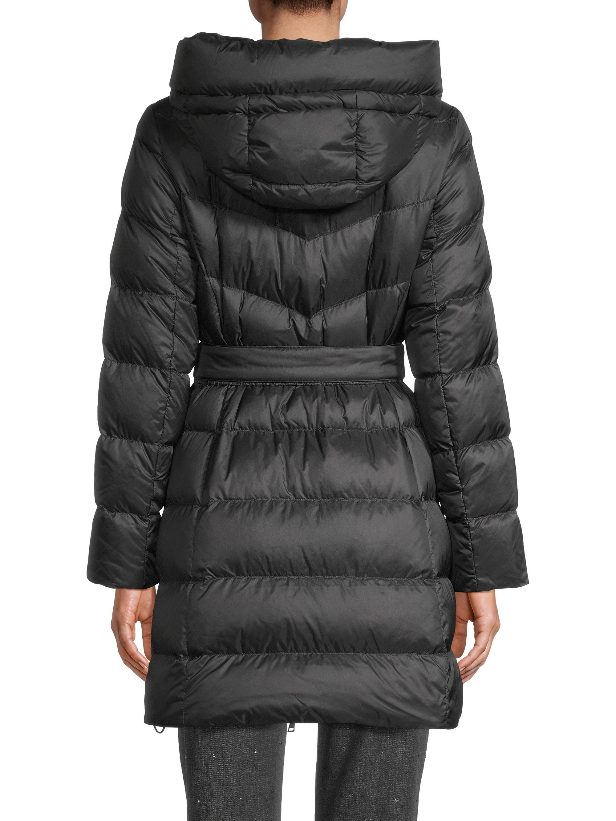 Shop Weekend Max Mara Mia Belted Down Puffer Coat | Saks Fifth Avenue