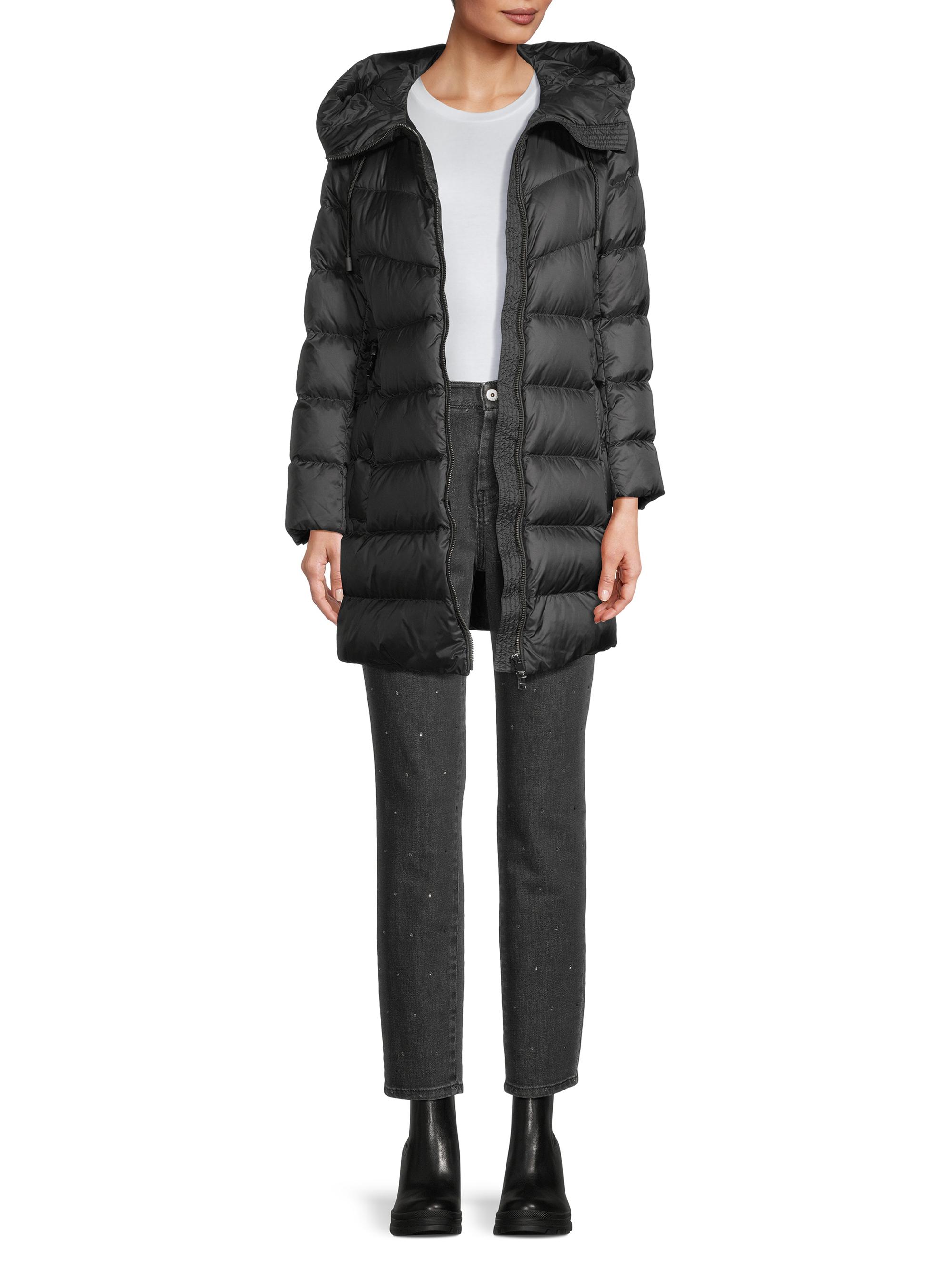 Shop Weekend Max Mara Mia Belted Down Puffer Coat | Saks Fifth Avenue