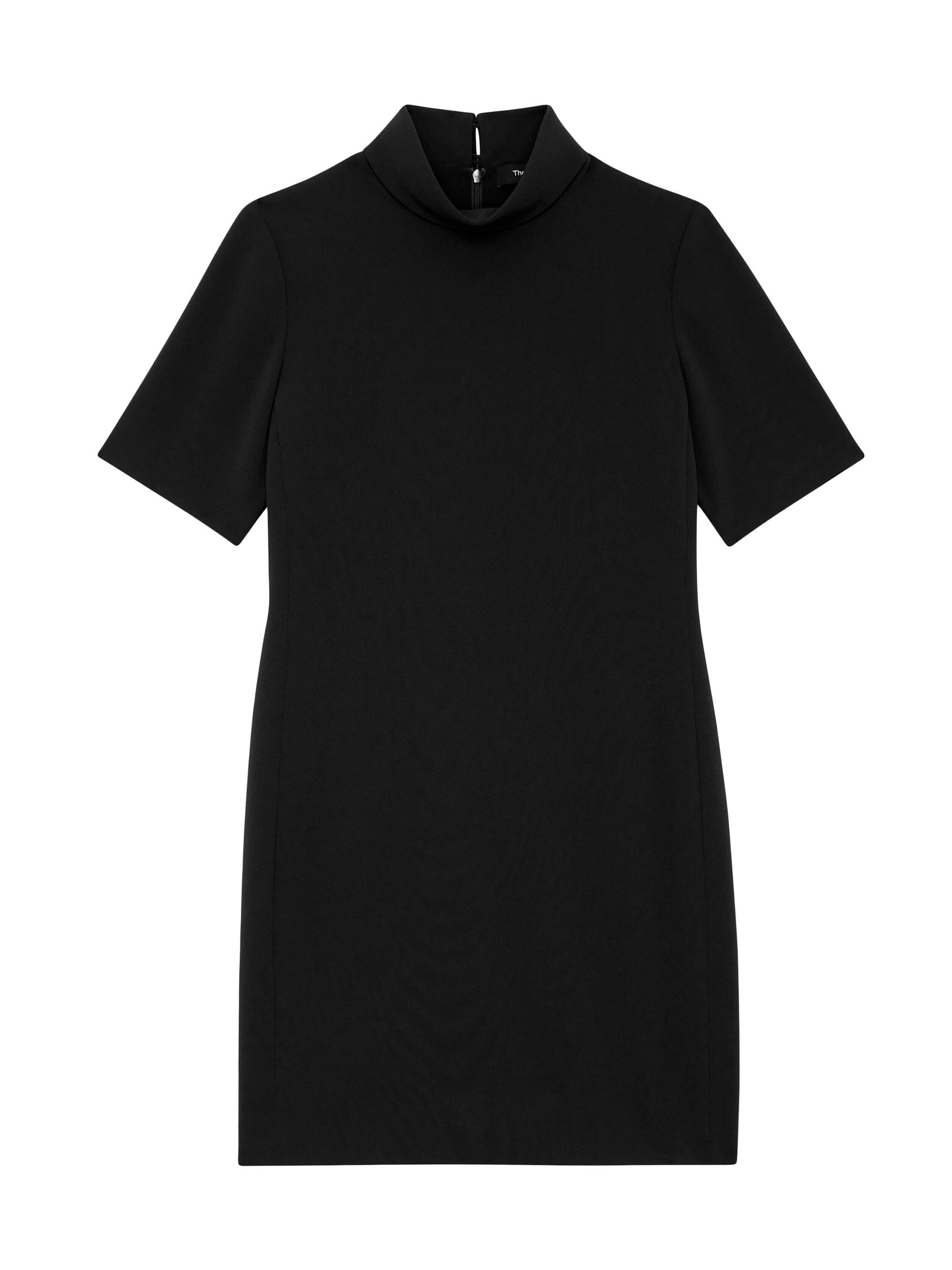 Shop Theory Rolled-Neck Minidress | Saks Fifth Avenue