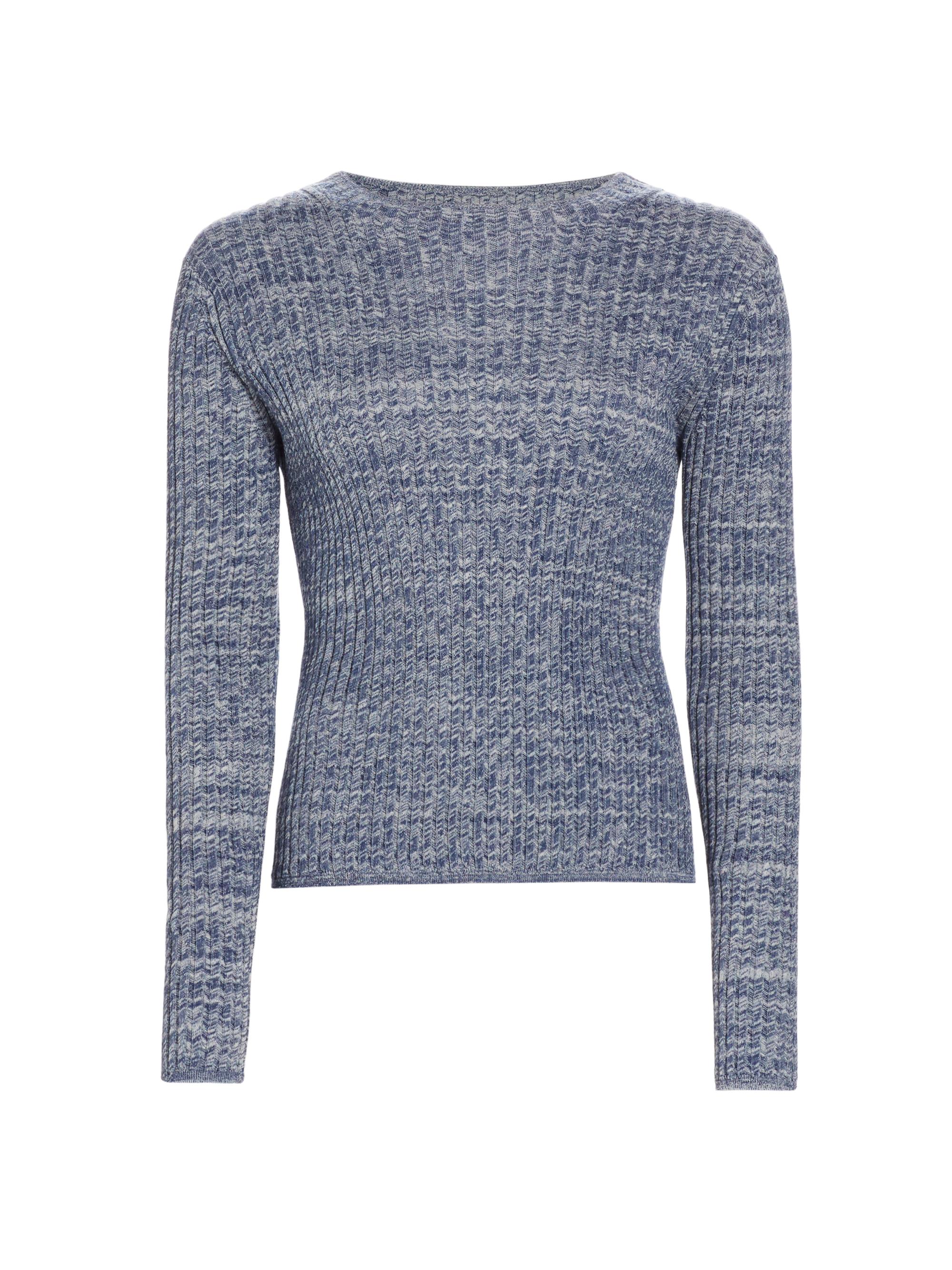 Shop Vince Marl Cotton Sweater | Saks Fifth Avenue