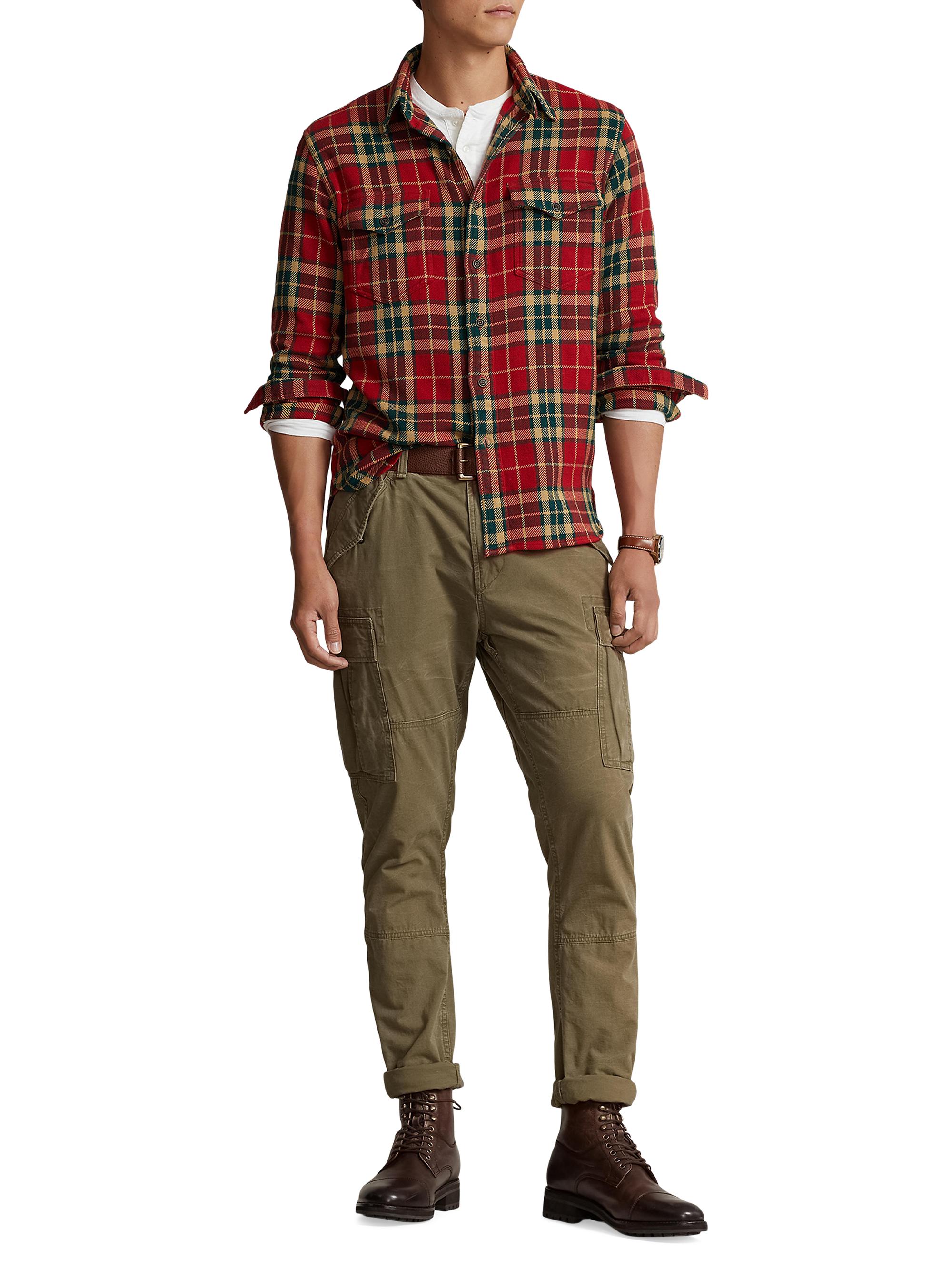 Shop Polo Ralph Lauren Outdoor Flannel Sport Shirt | Saks Fifth Avenue