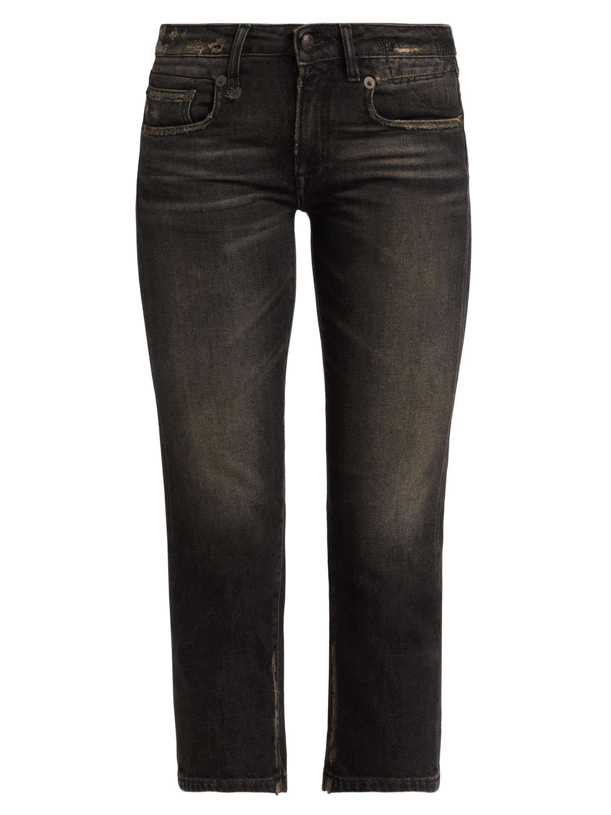 Shop R13 Boy Low-Rise Cropped Jeans | Saks Fifth Avenue