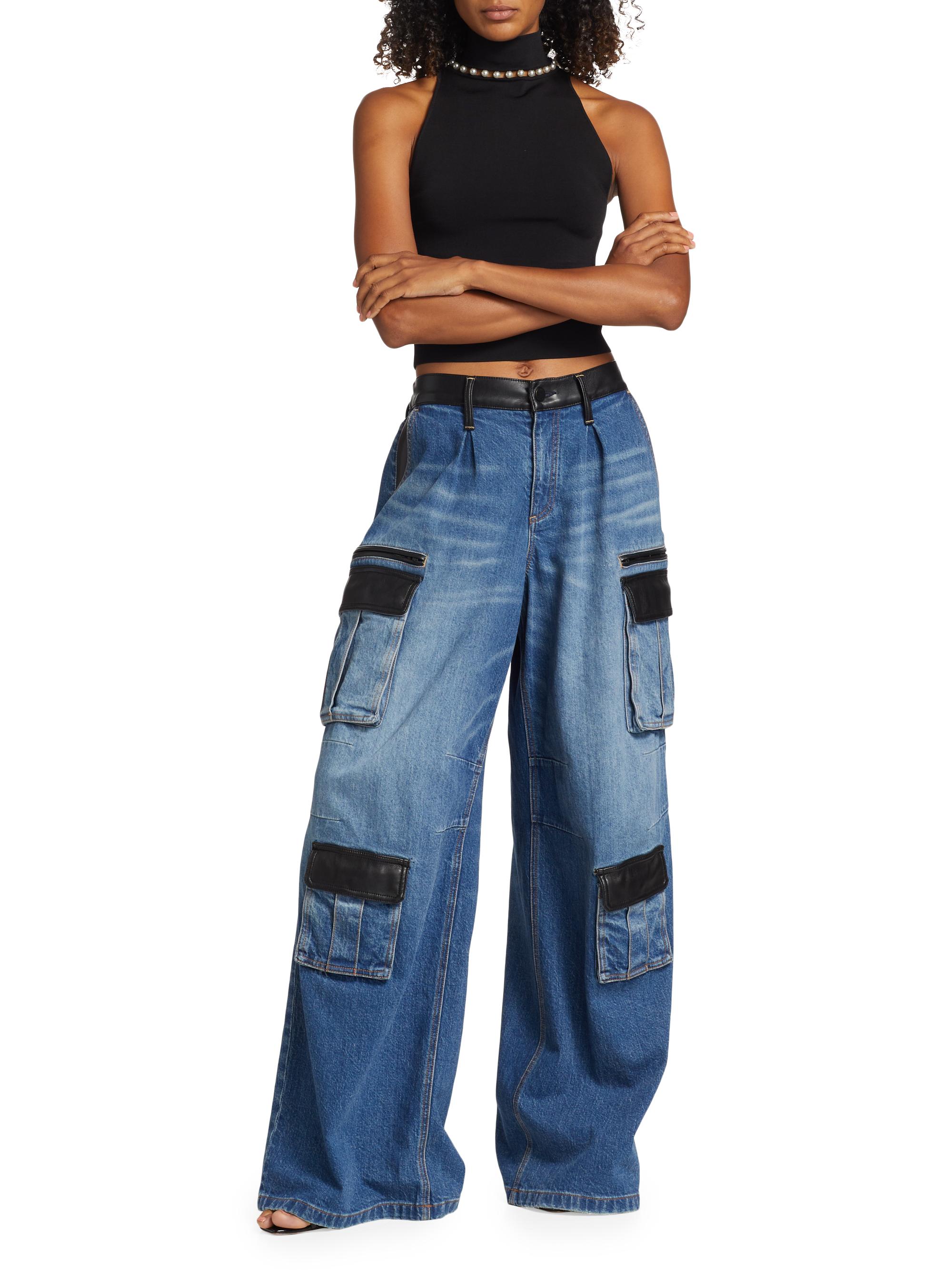 Shop Alice + Olivia Annalee Mock Turtleneck Shell | Saks Fifth Avenue