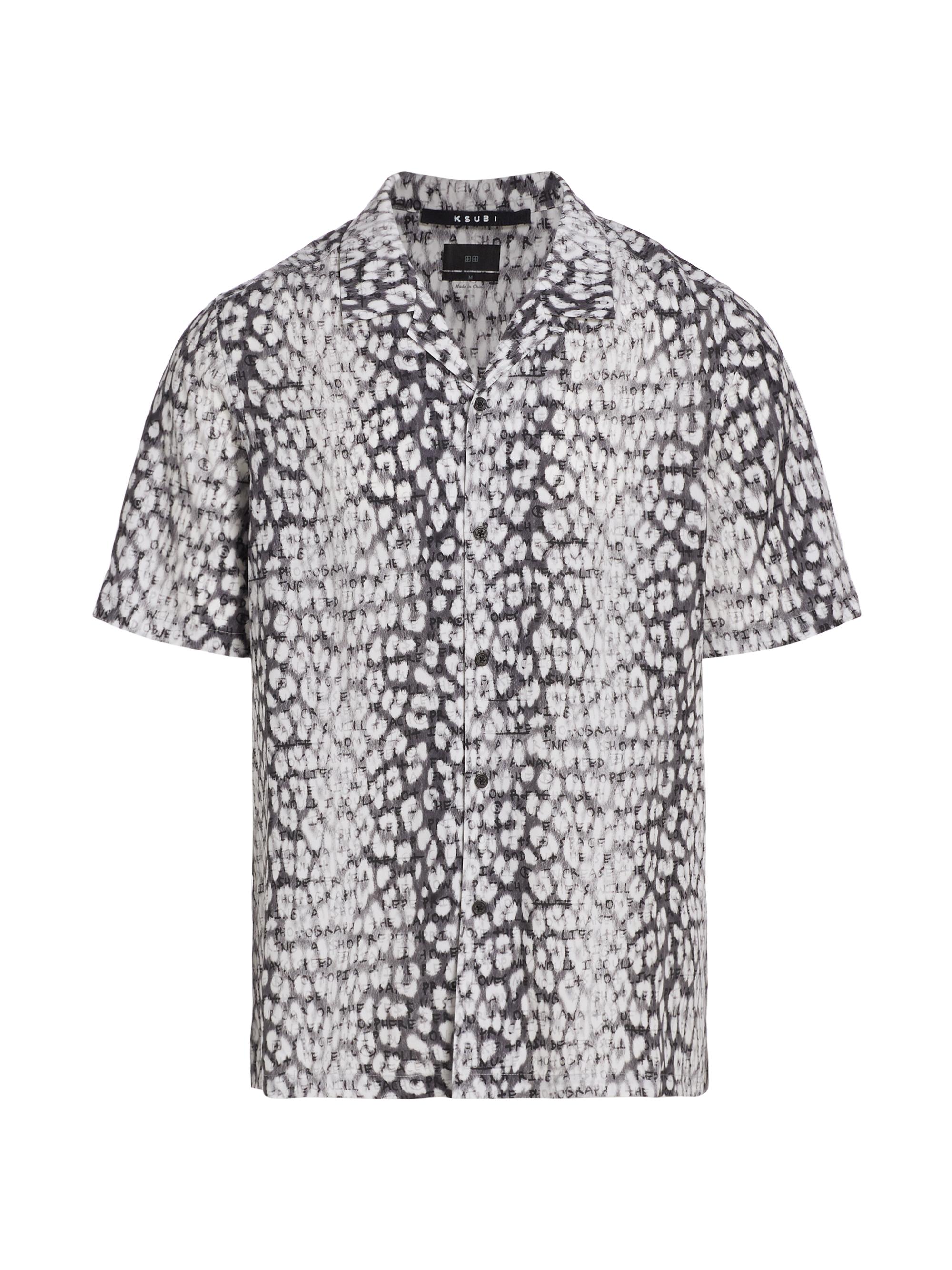 Shop Ksubi Youtopia Whitenoise Leopard Resort Shirt | Saks Fifth Avenue