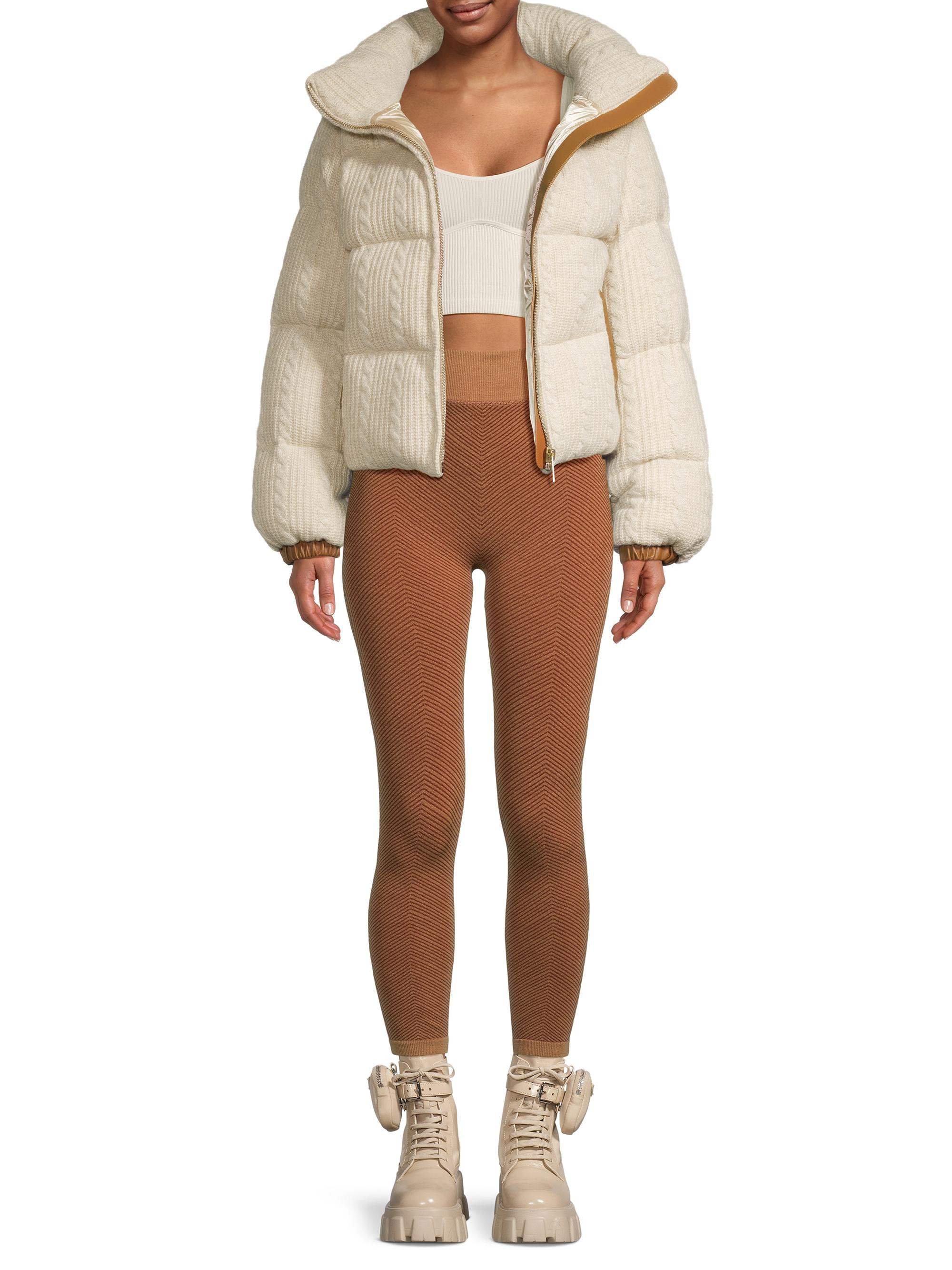Shop Nicole Benisti Kensington Cable-Knit Down Puffer Jacket | Saks ...
