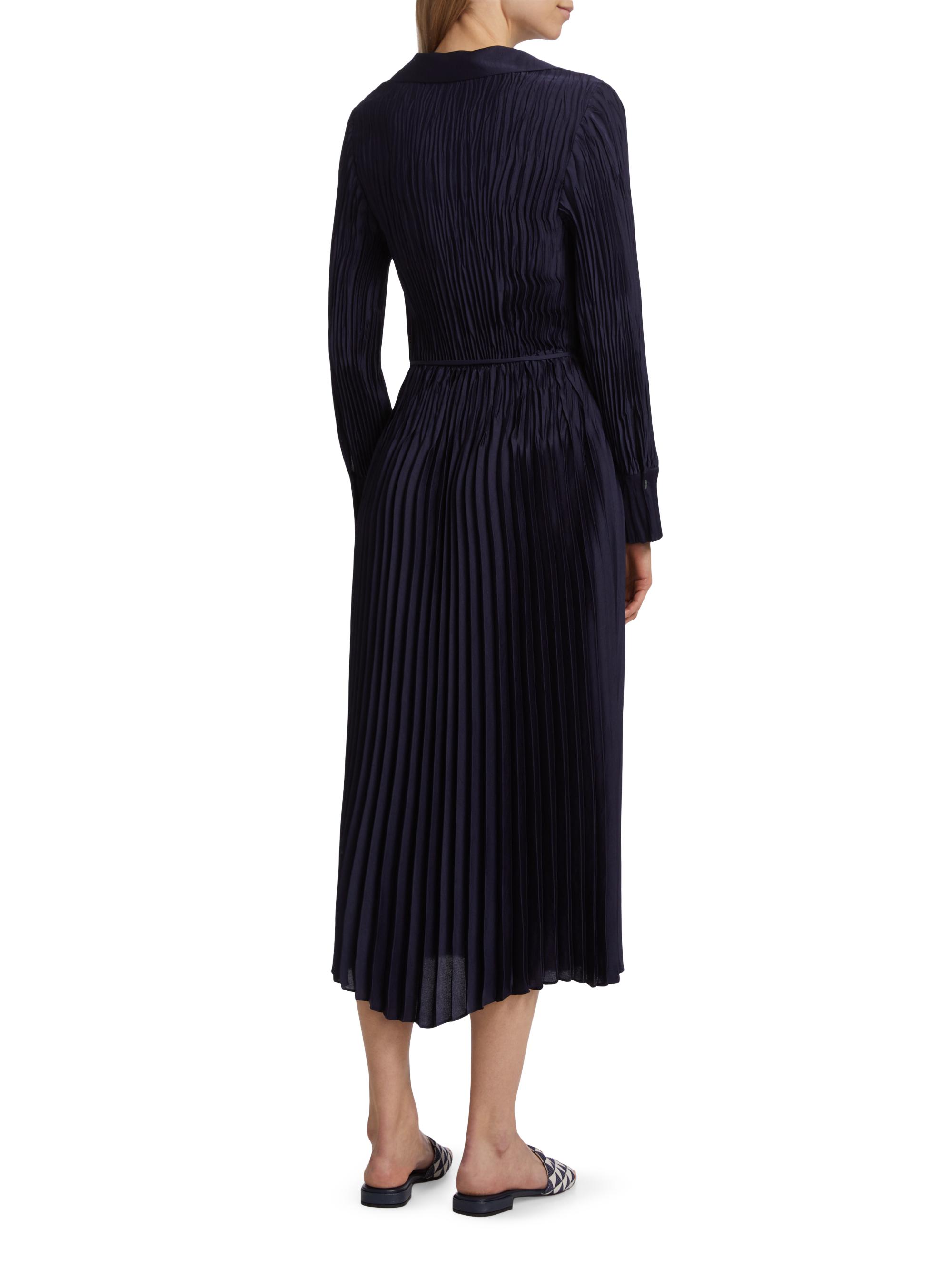 Shop Vince Pintuck Pleated Midi-Shirtdress | Saks Fifth Avenue