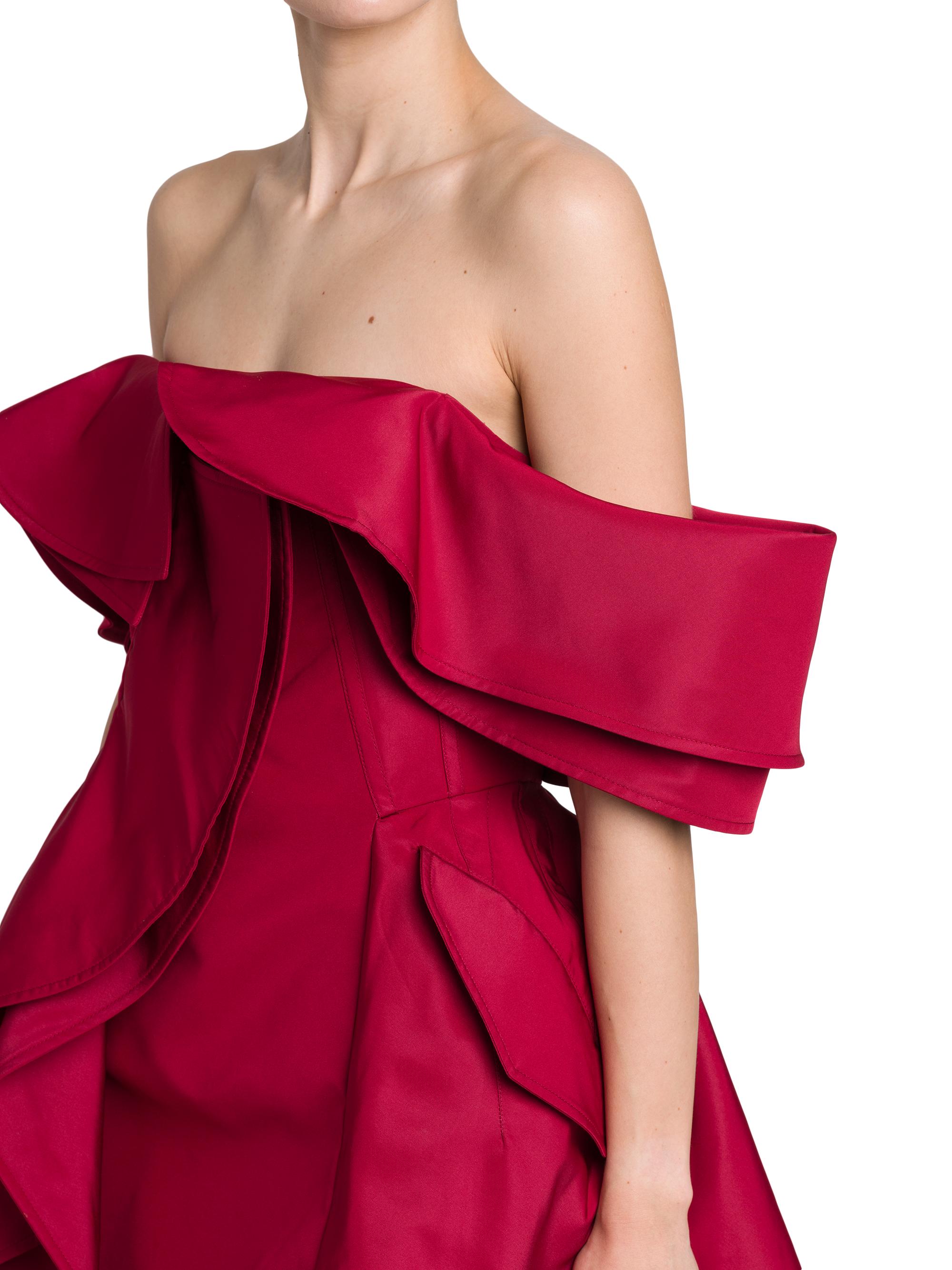 Shop Alexander McQueen Ruffled High-Low Gown | Saks Fifth Avenue