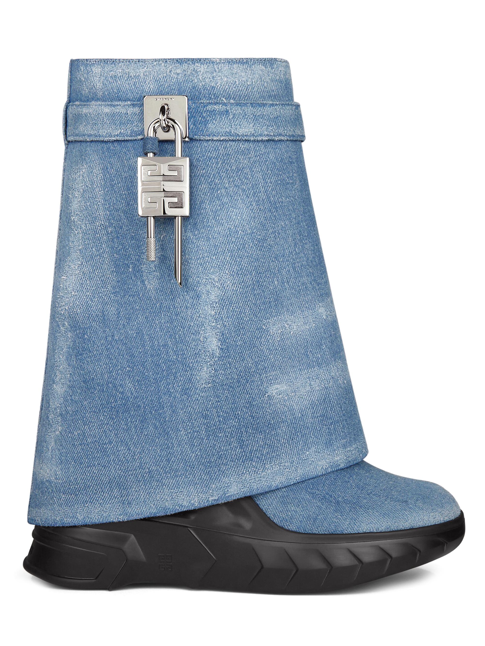Denim Givenchy Shark Boots