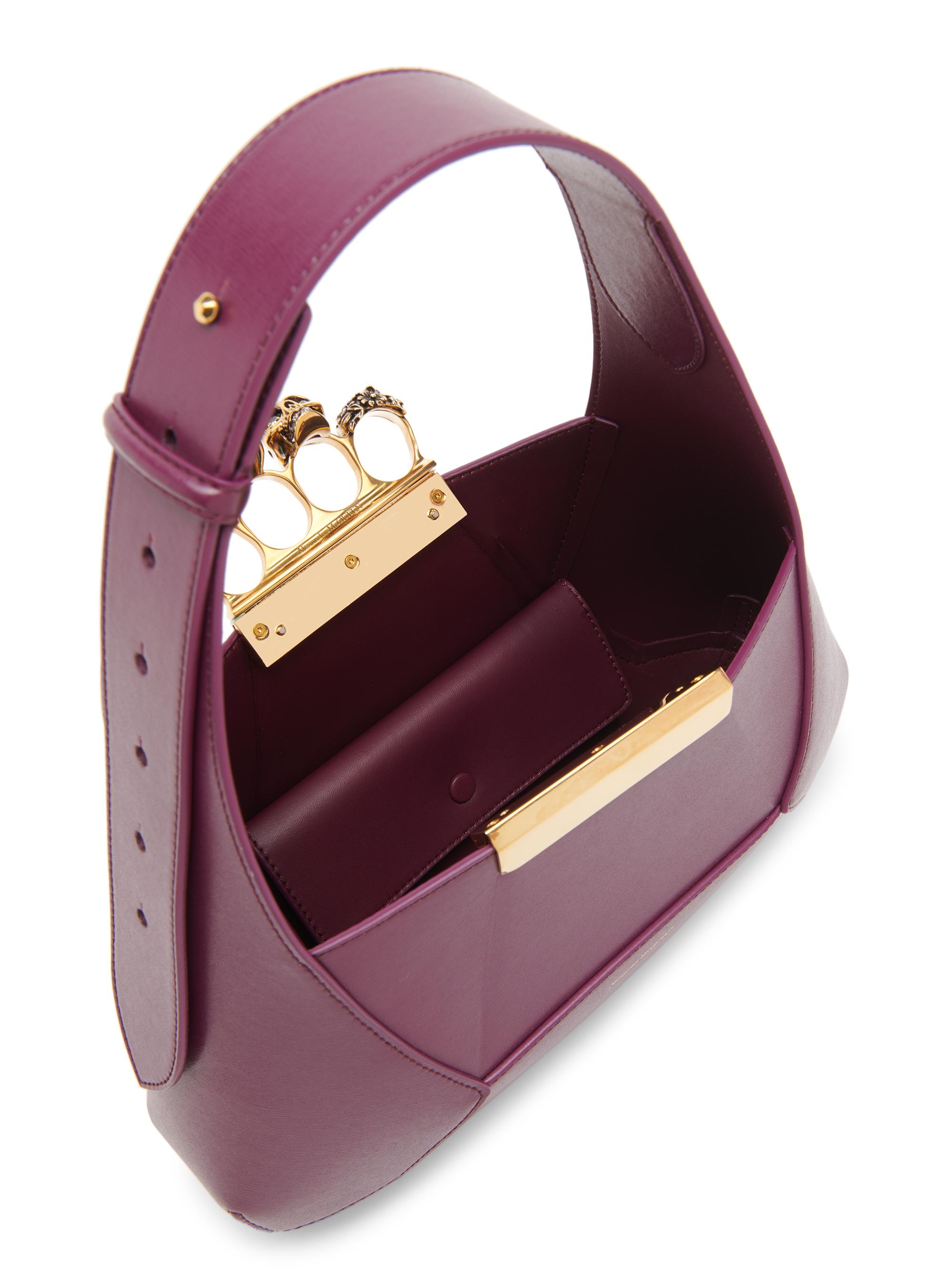 Shop Alexander McQueen The Jeweled Leather Hobo | Saks Fifth Avenue