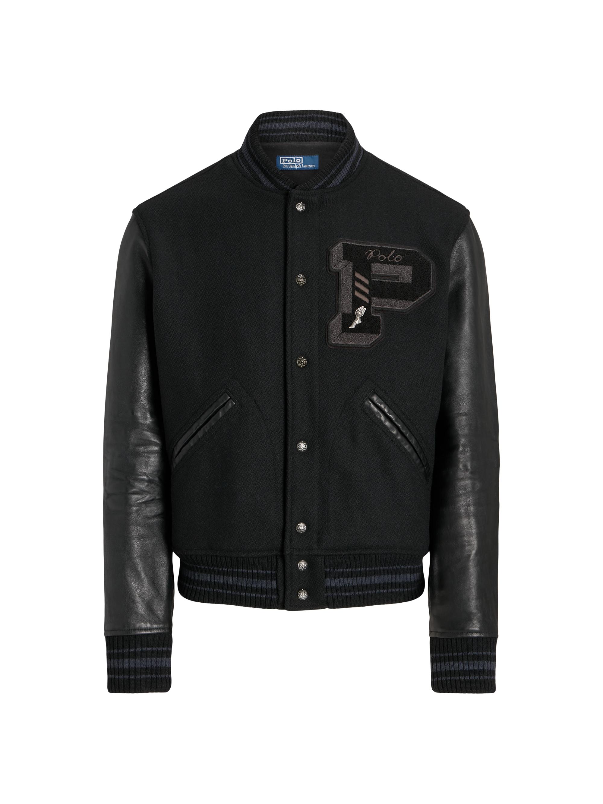 Shop Polo Ralph Lauren Wool-Blend Varsity Bomber Jacket | Saks Fifth Avenue