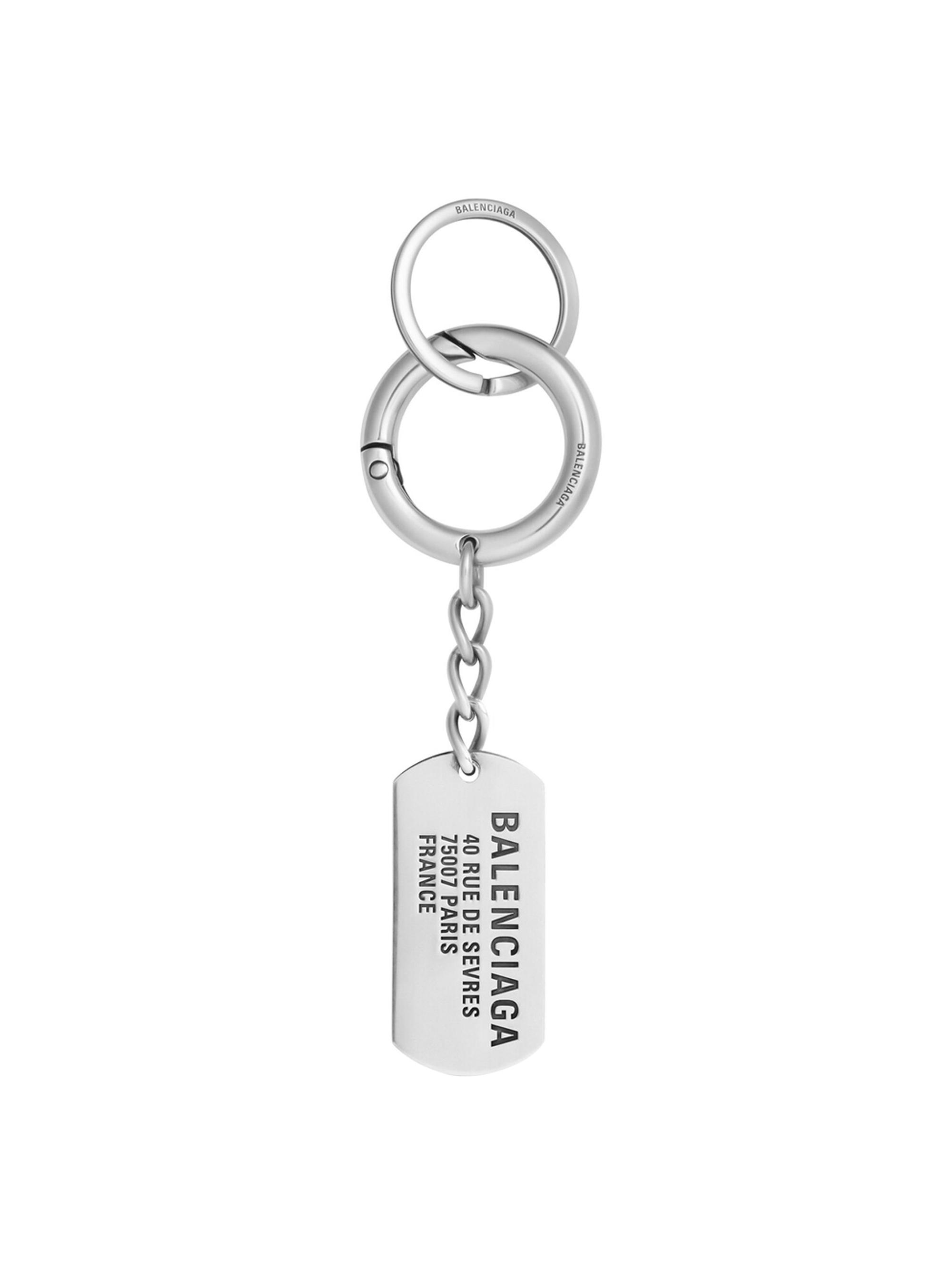 Shop Balenciaga Tags Keychain | Saks Fifth Avenue