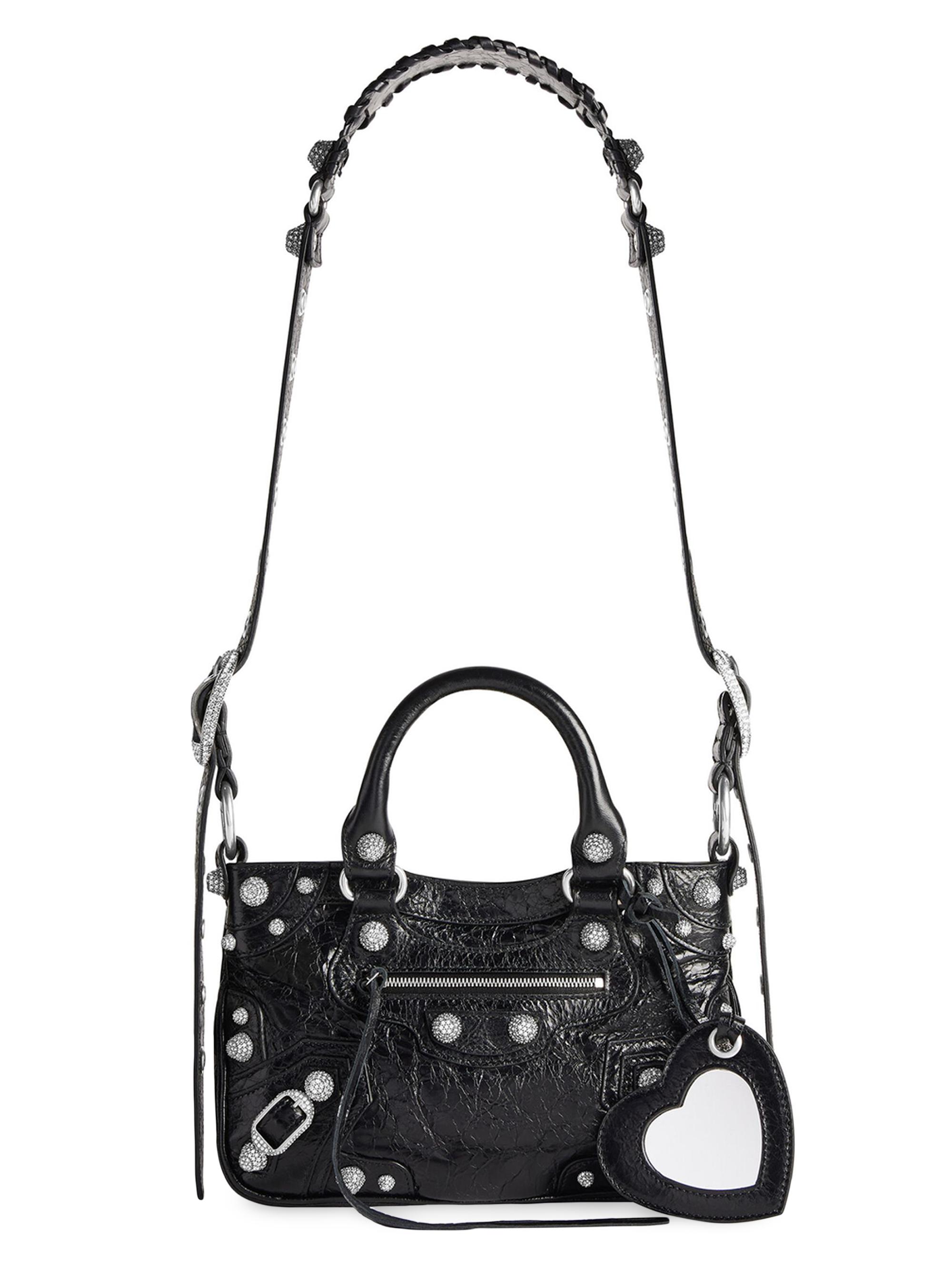 Shop Balenciaga Neo Cagole Small Tote Bag With Rhinestones | Saks Fifth ...