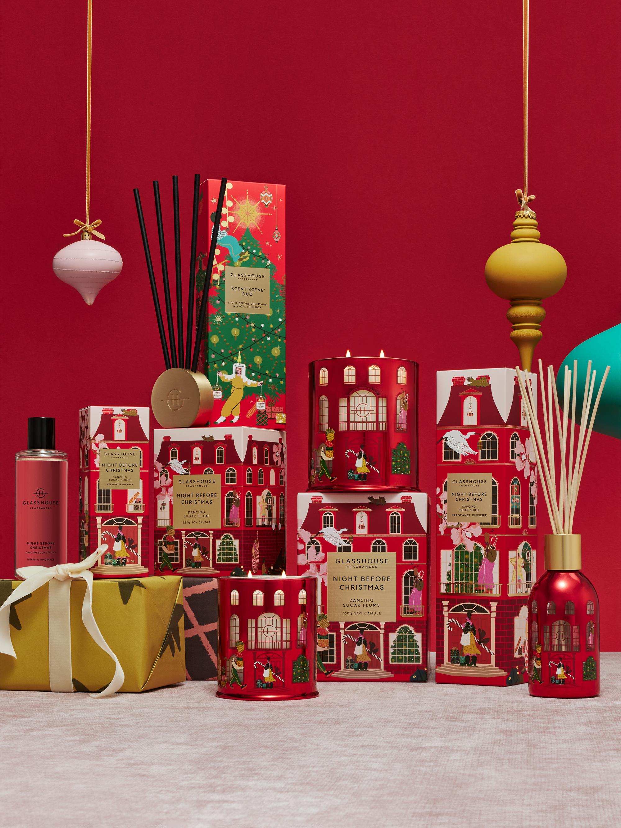 Shop Glasshouse Fragrances Night Before Christmas Candle | Saks Fifth ...