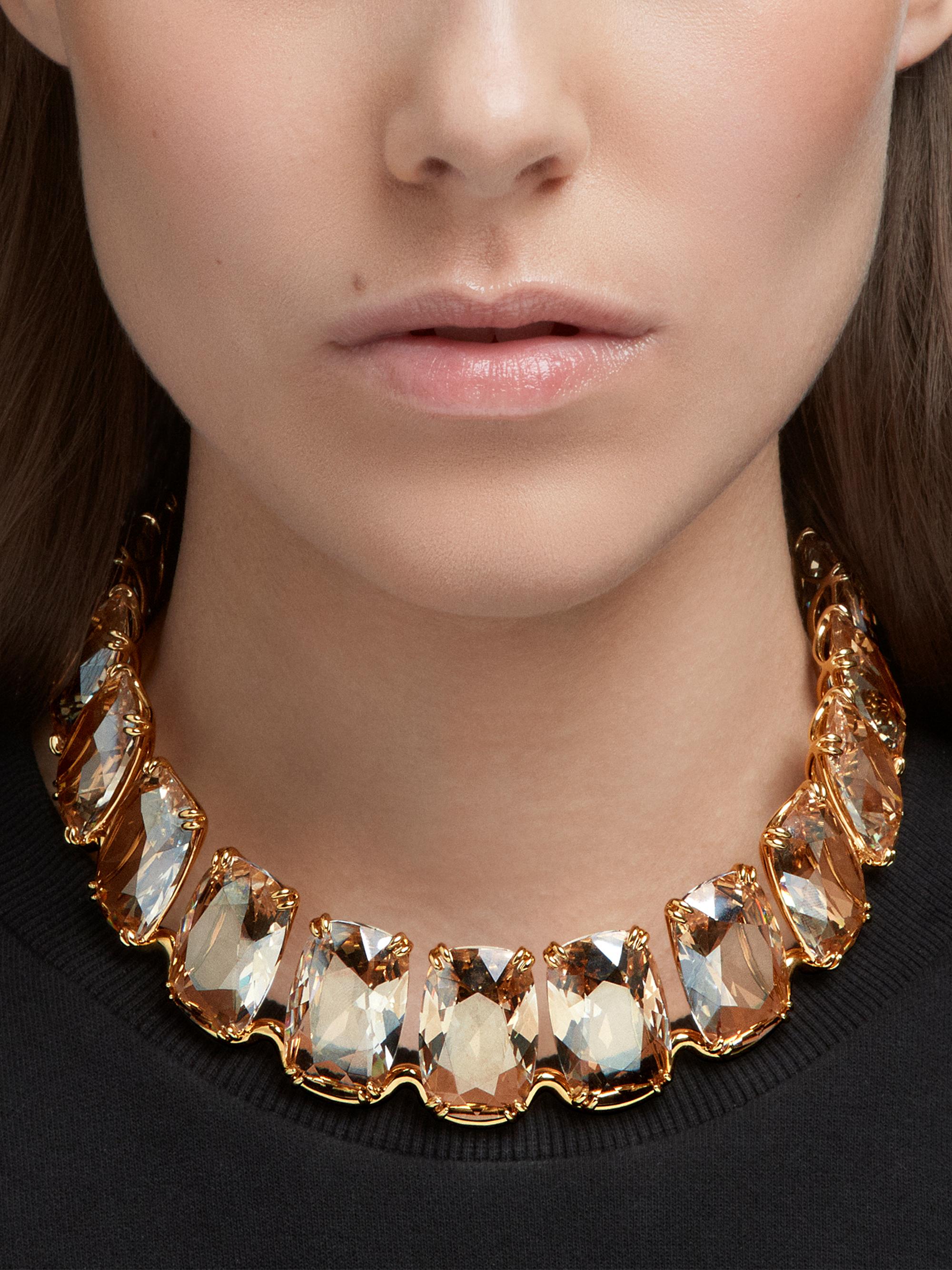Shop Swarovski Harmonia Goldtone & Swarovski Crystal Choker | Saks ...