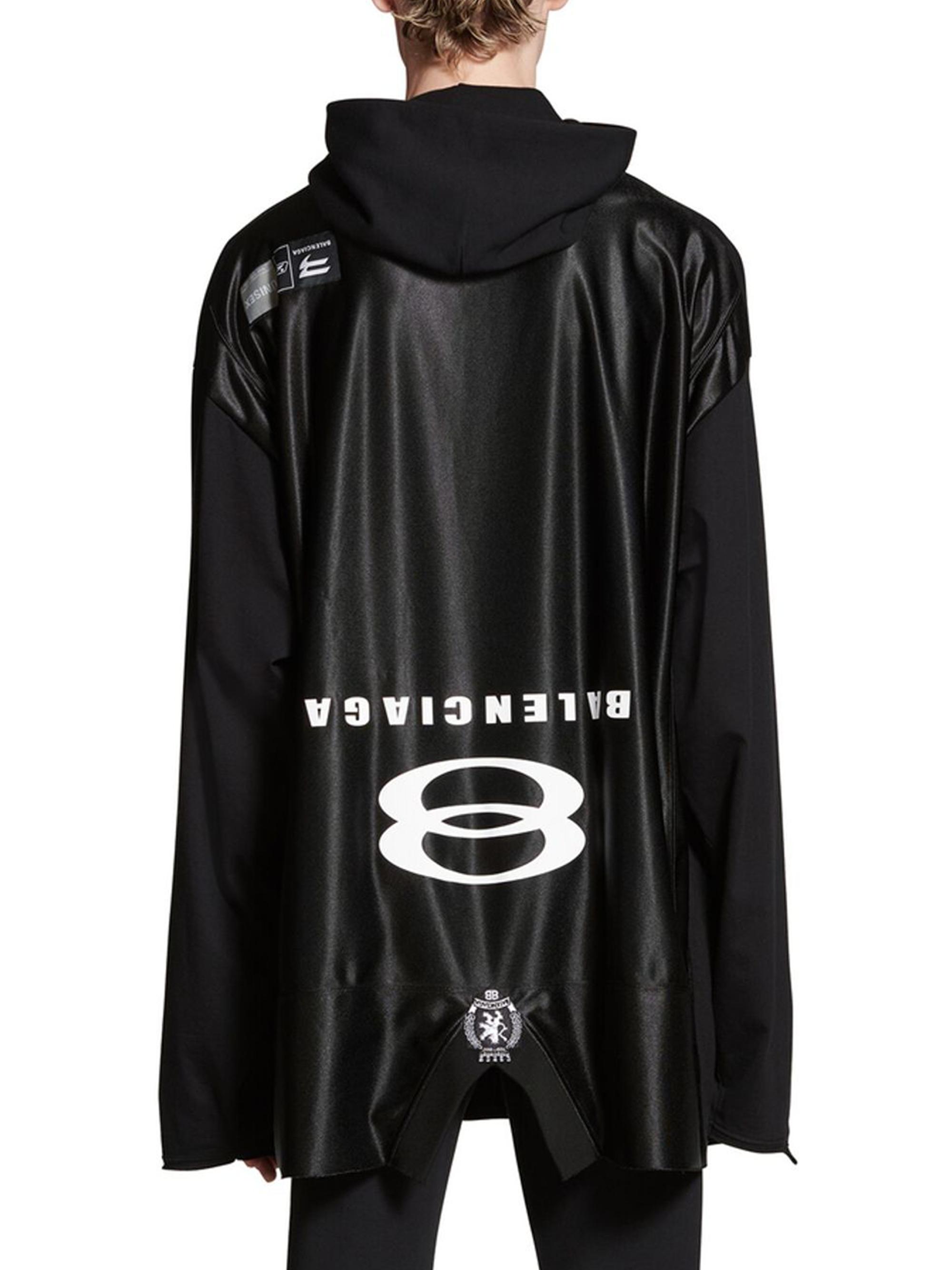 Shop Balenciaga Unity Sports Icon Deconstructed Long Sleeve T-Shirt ...