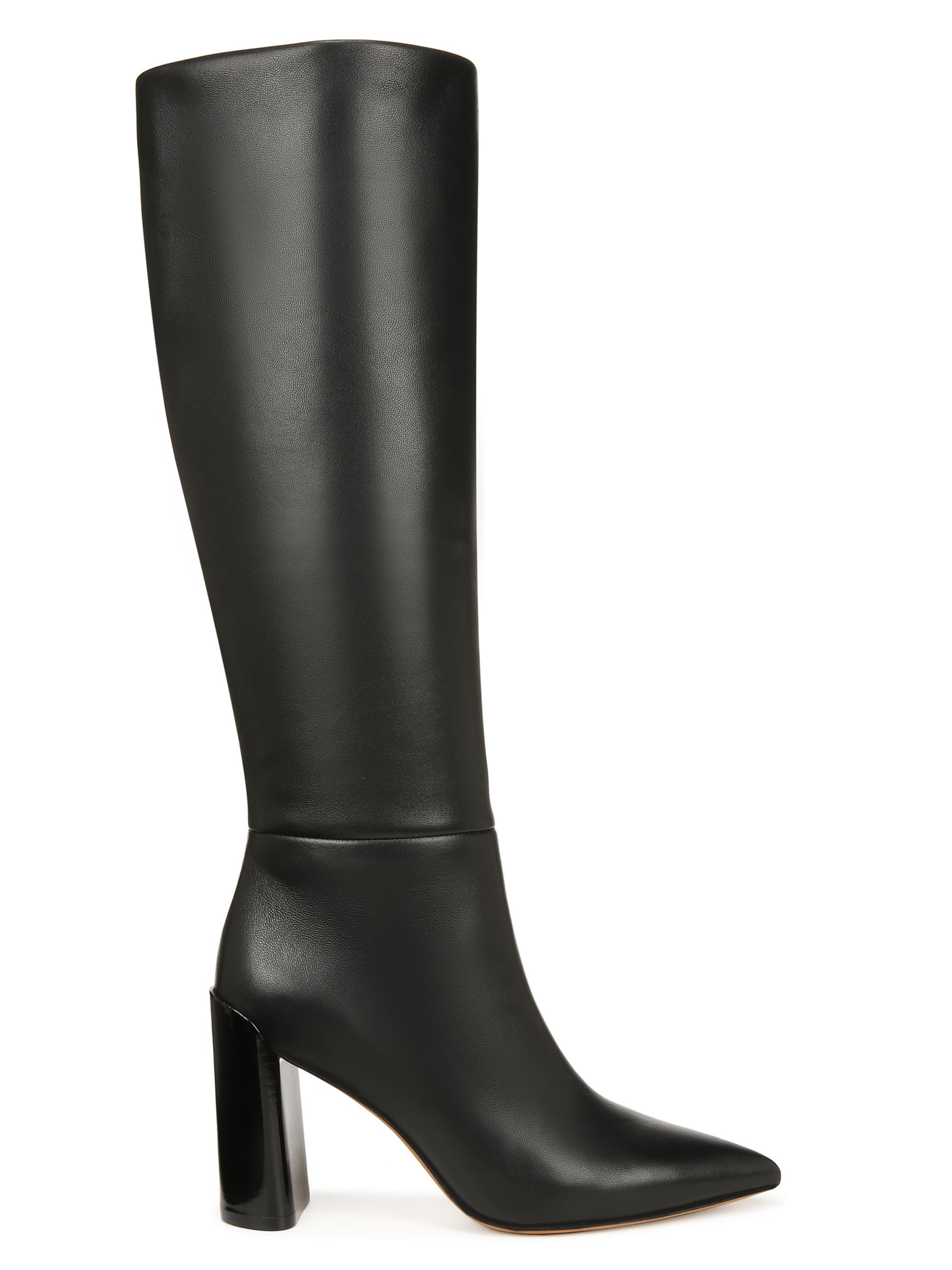 Shop Vince Pilar Knee-High Wide-Calf Leather Boots | Saks Fifth Avenue