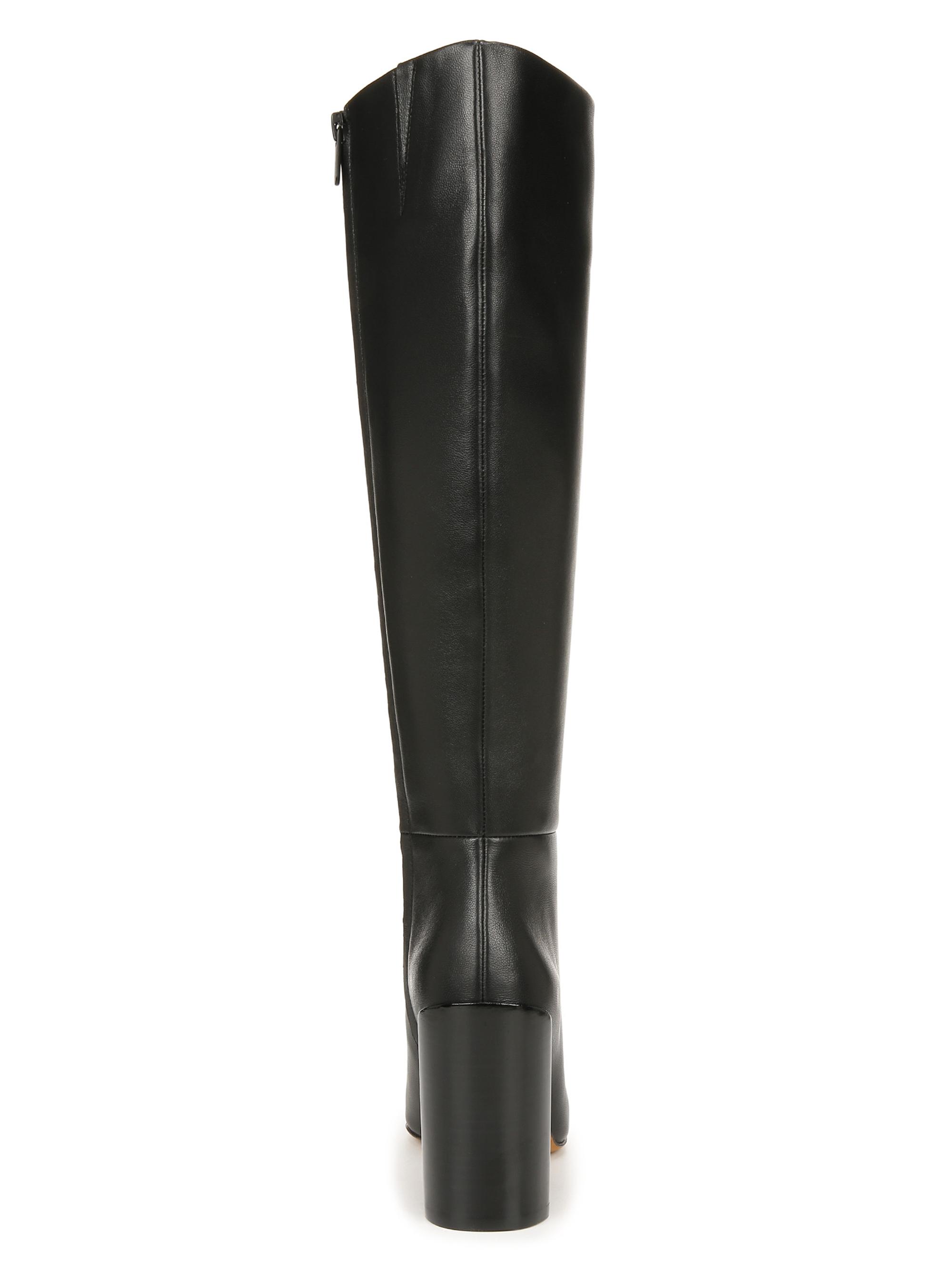Shop Vince Pilar Knee-High Wide-Calf Leather Boots | Saks Fifth Avenue