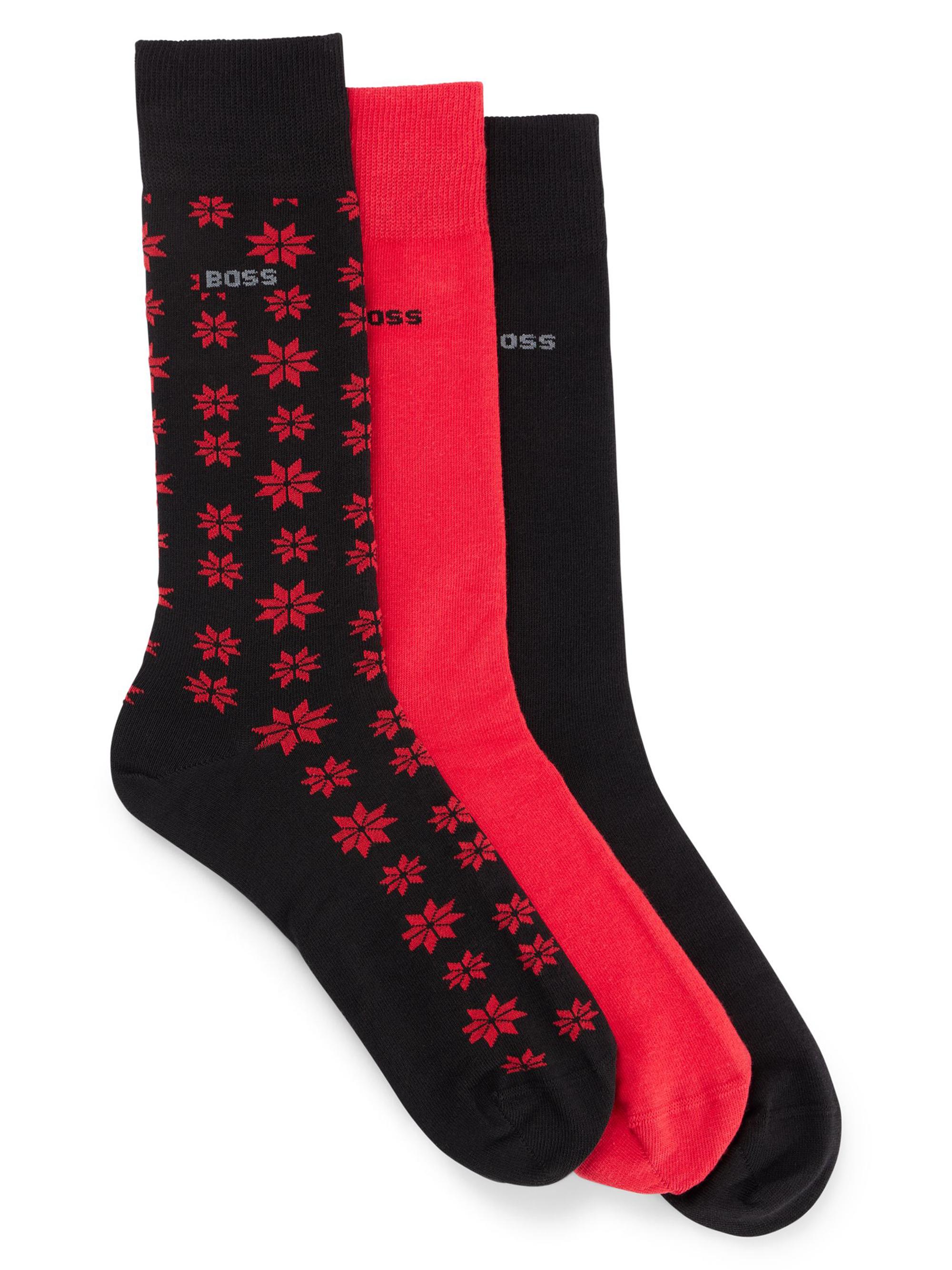 Shop BOSS Three-Pack Of Gift-Boxed Regular-Length Socks | Saks Fifth Avenue