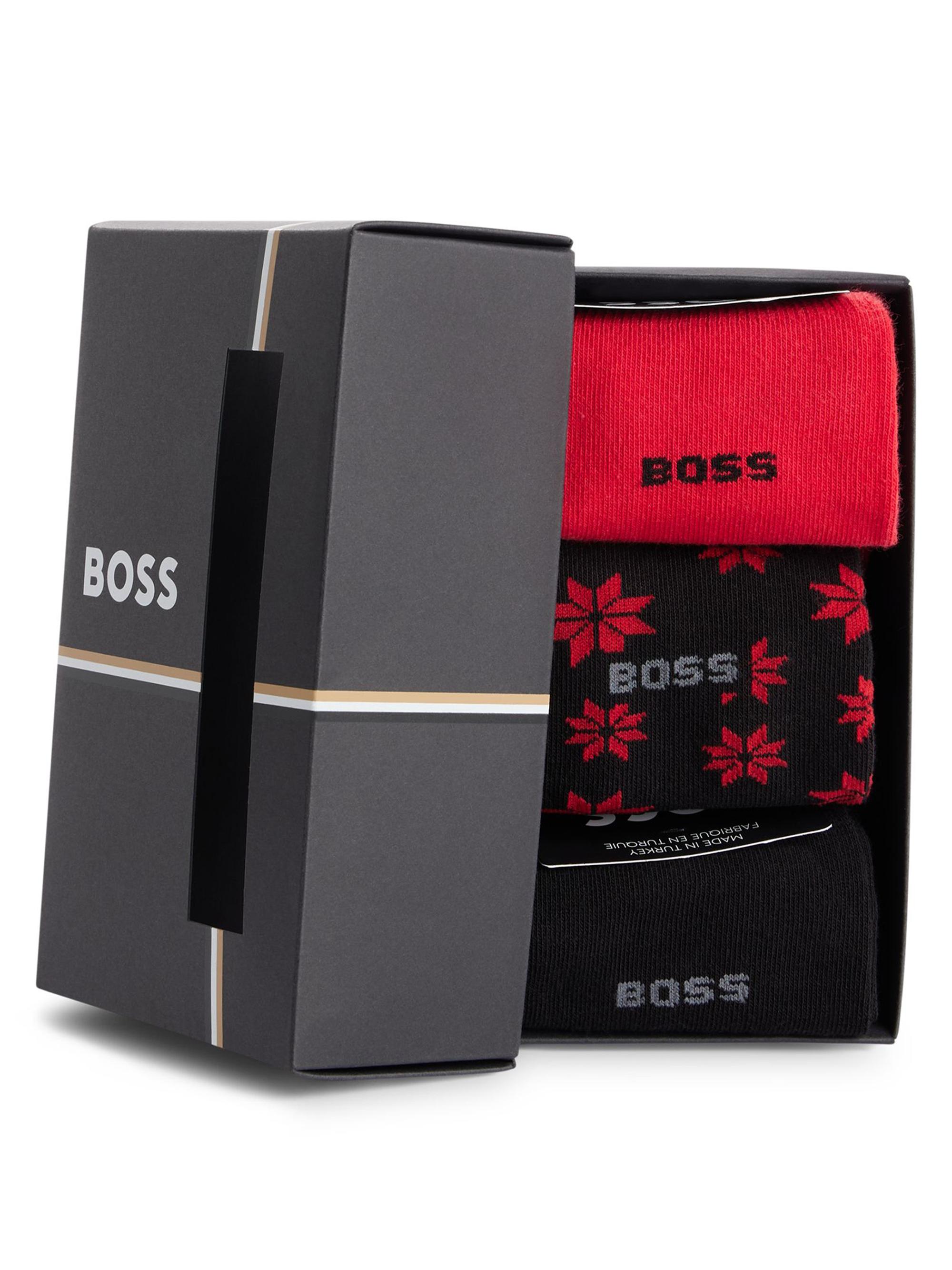 Shop BOSS Three-Pack Of Gift-Boxed Regular-Length Socks | Saks Fifth Avenue