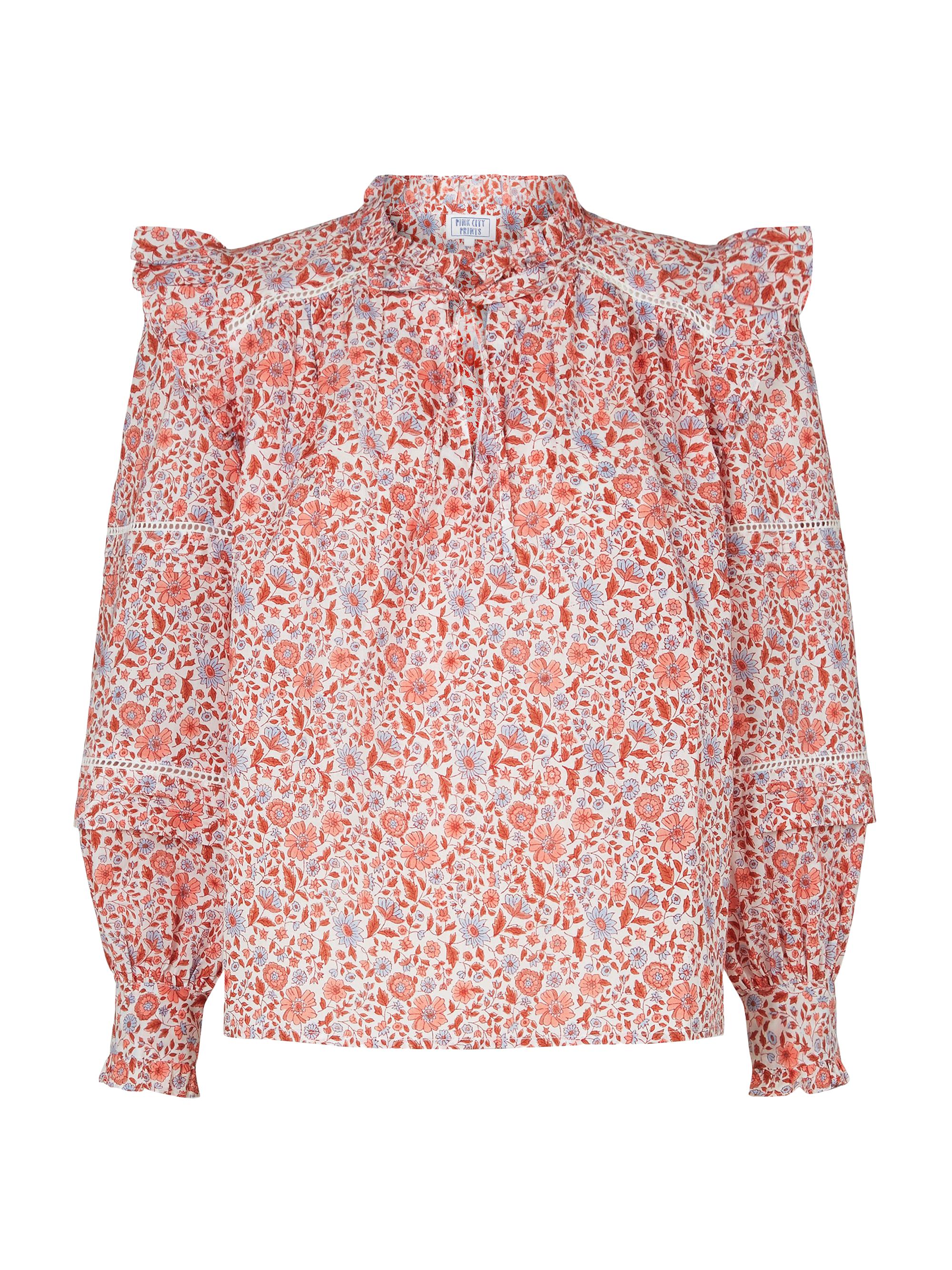 Shop Pink City Prints Ruby Blouse | Saks Fifth Avenue