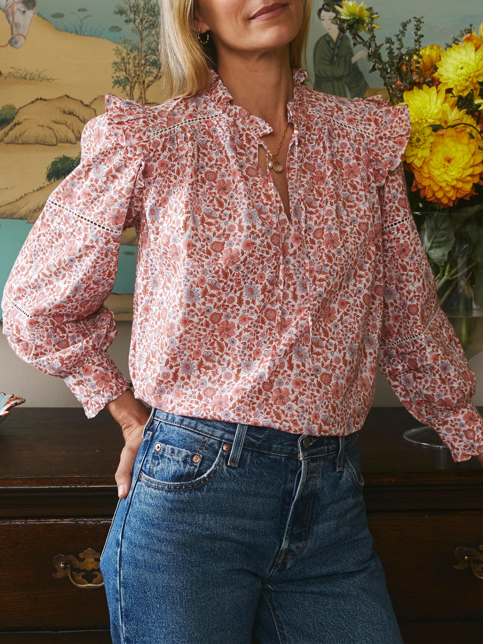 Shop Pink City Prints Ruby Blouse | Saks Fifth Avenue